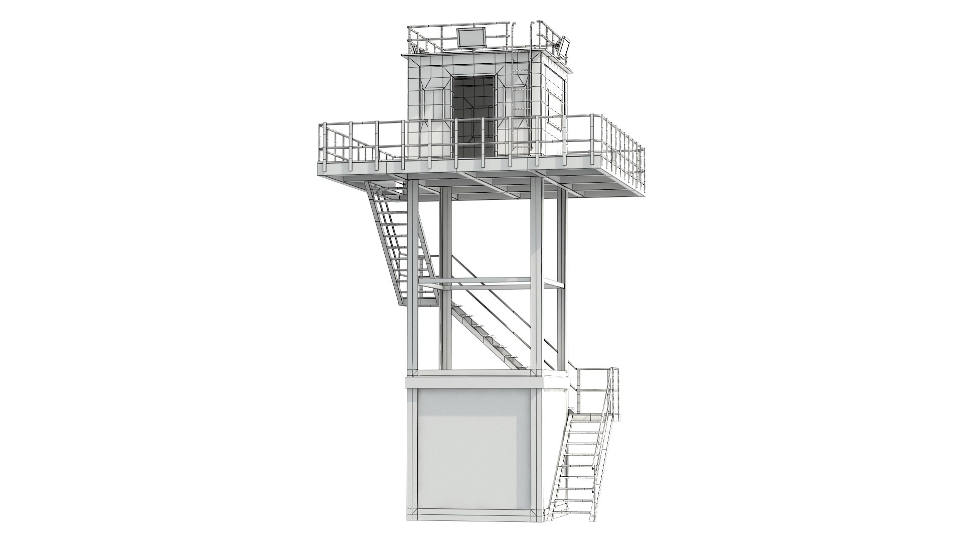 Watchtowers V4 3D Model - TurboSquid 2408528