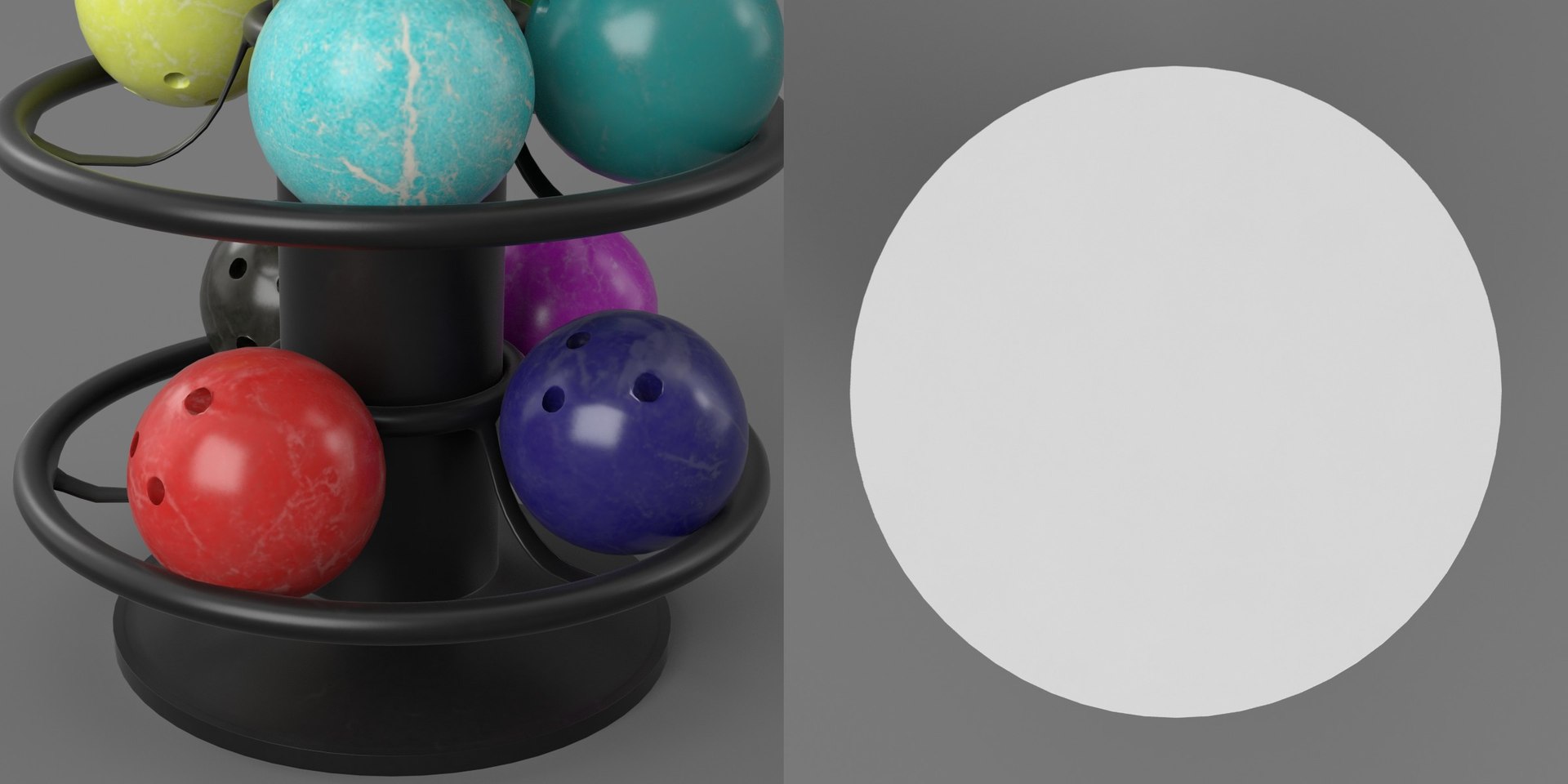 3D Model Bowling Table Rack 1 - TurboSquid 1156495