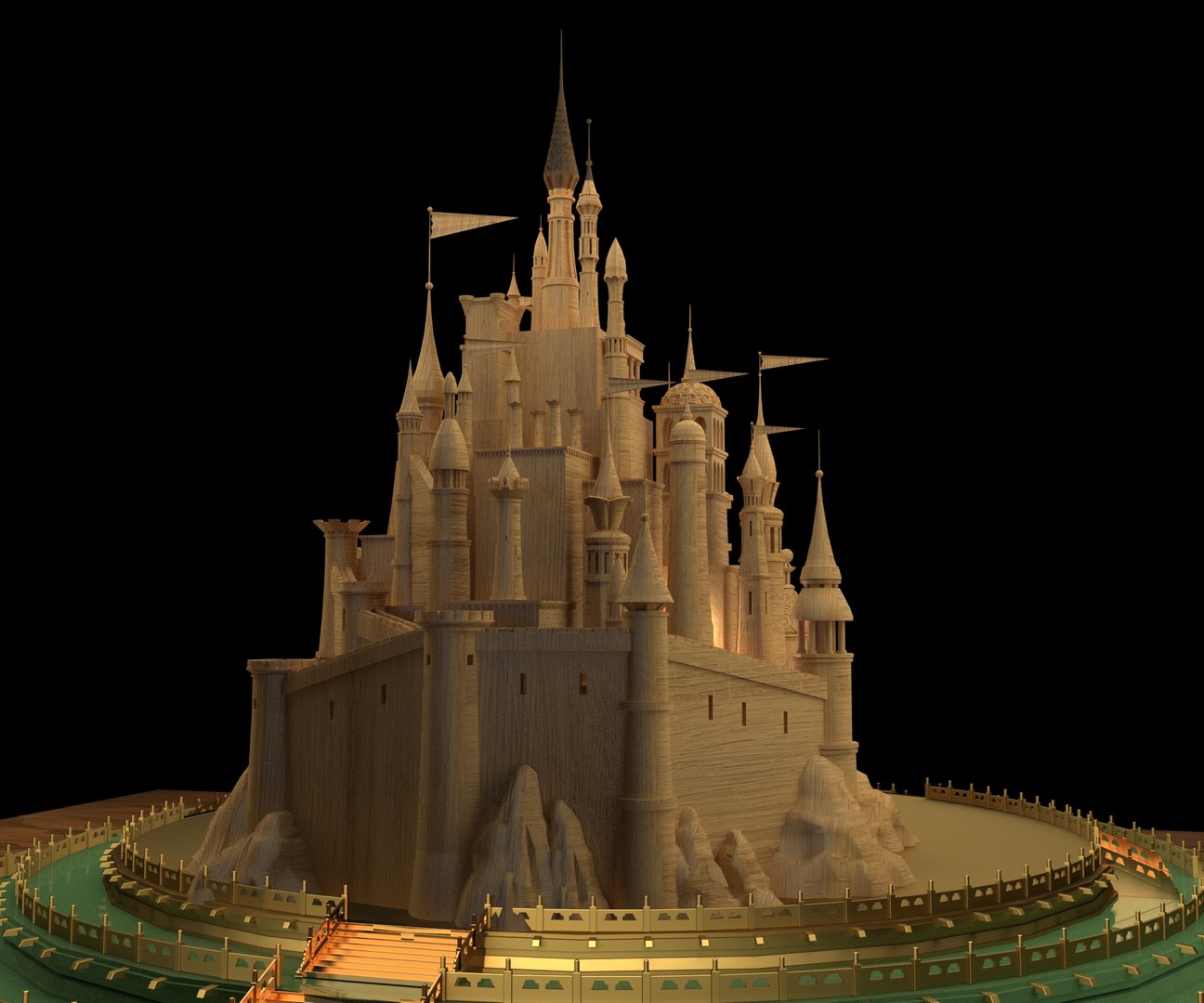 Chinese Ancient Castle 3D - TurboSquid 1993512