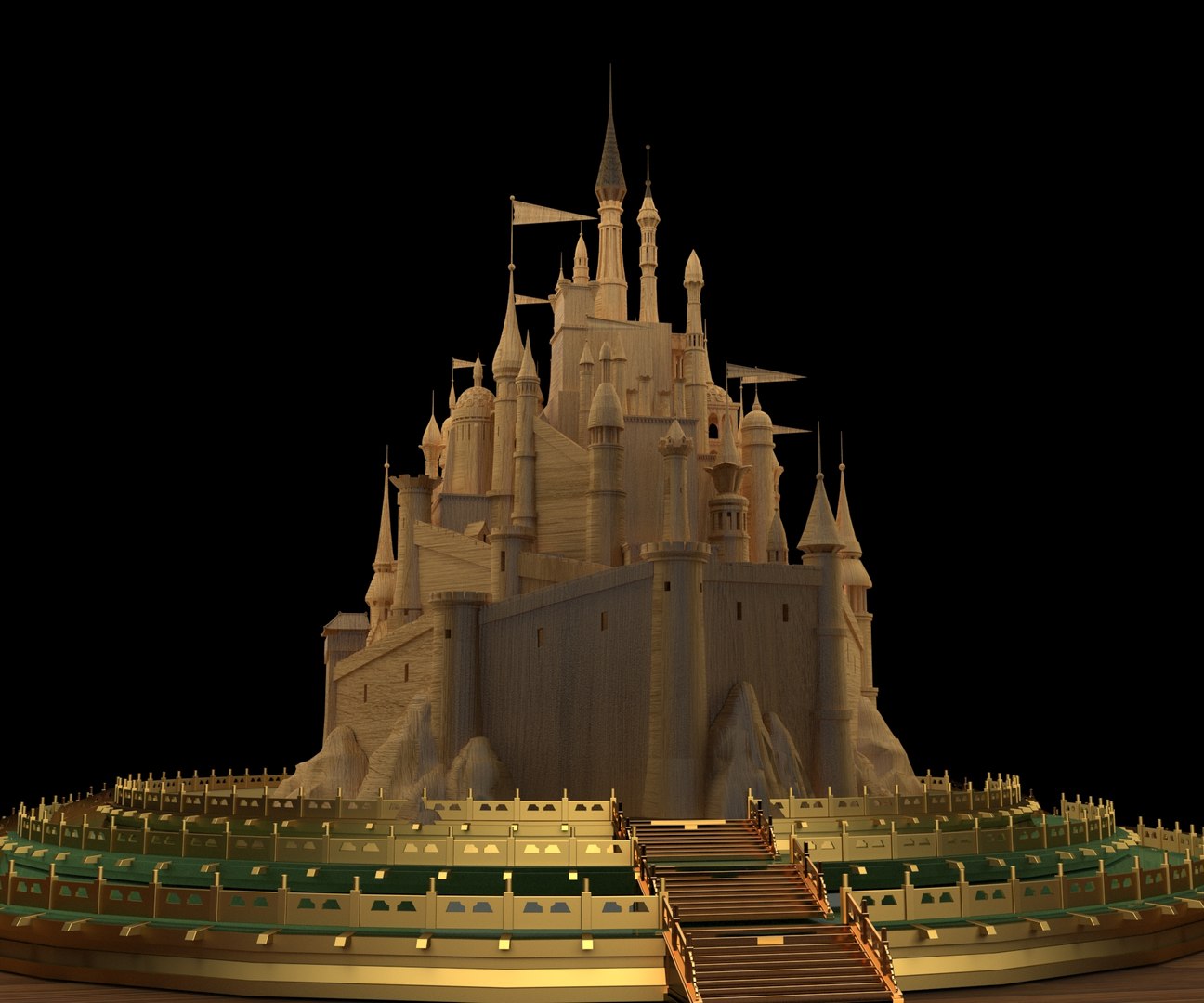 Chinese Ancient Castle 3D - TurboSquid 1993512