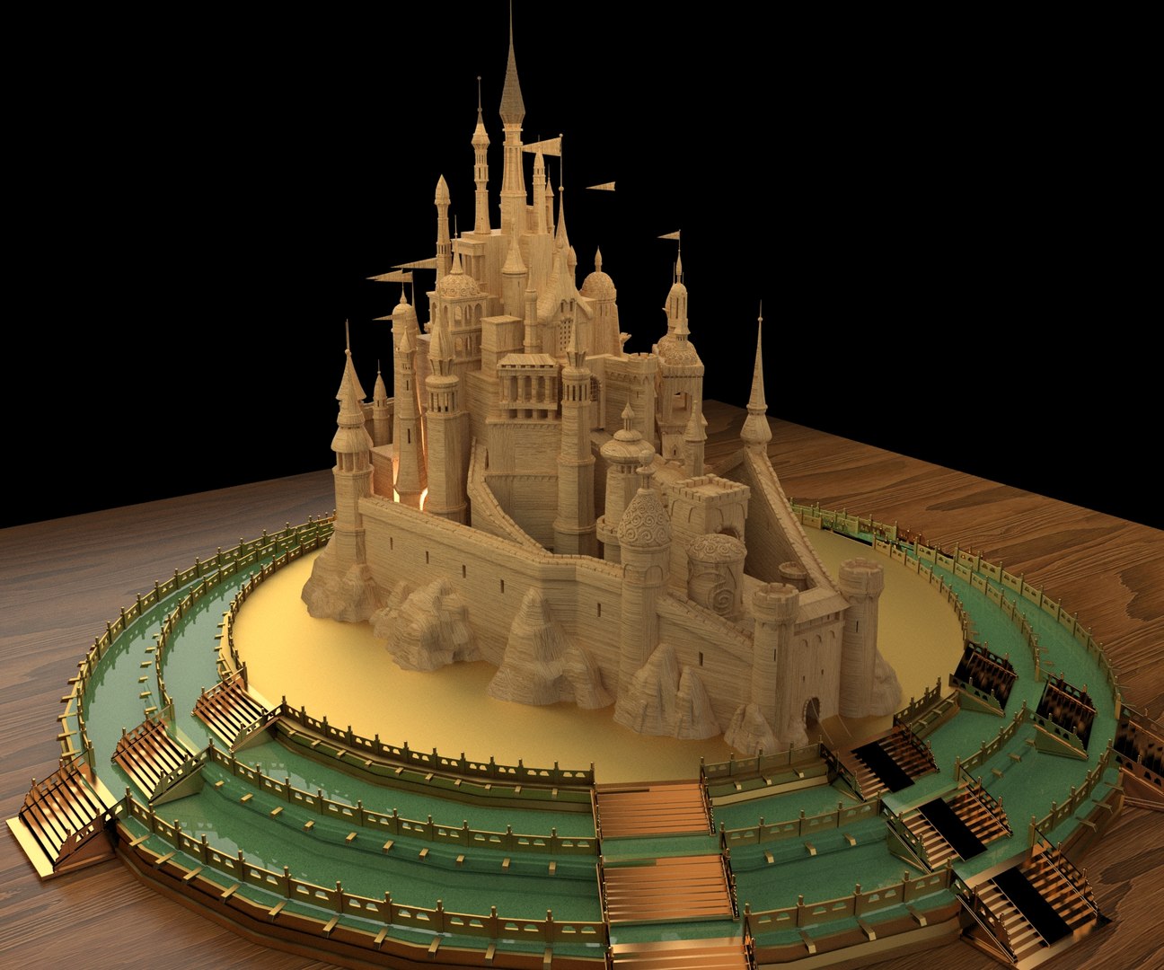 Chinese Ancient Castle 3D - TurboSquid 1993512