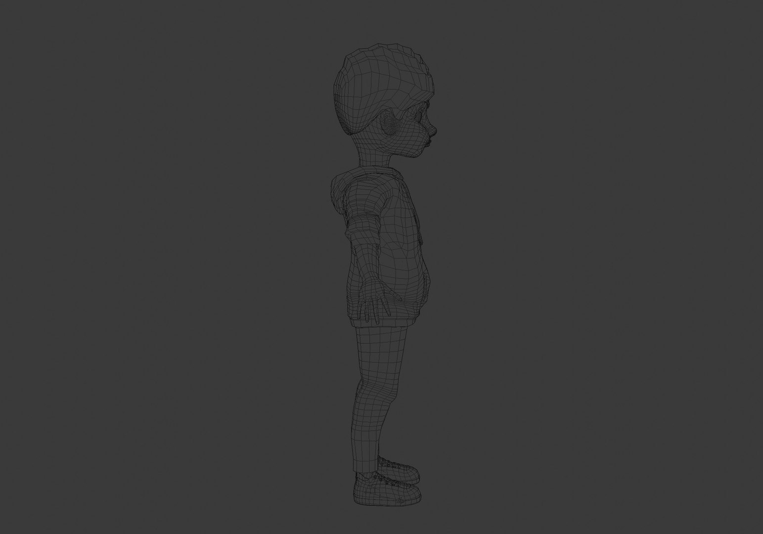 3D young cartoon kid model - TurboSquid 1910354