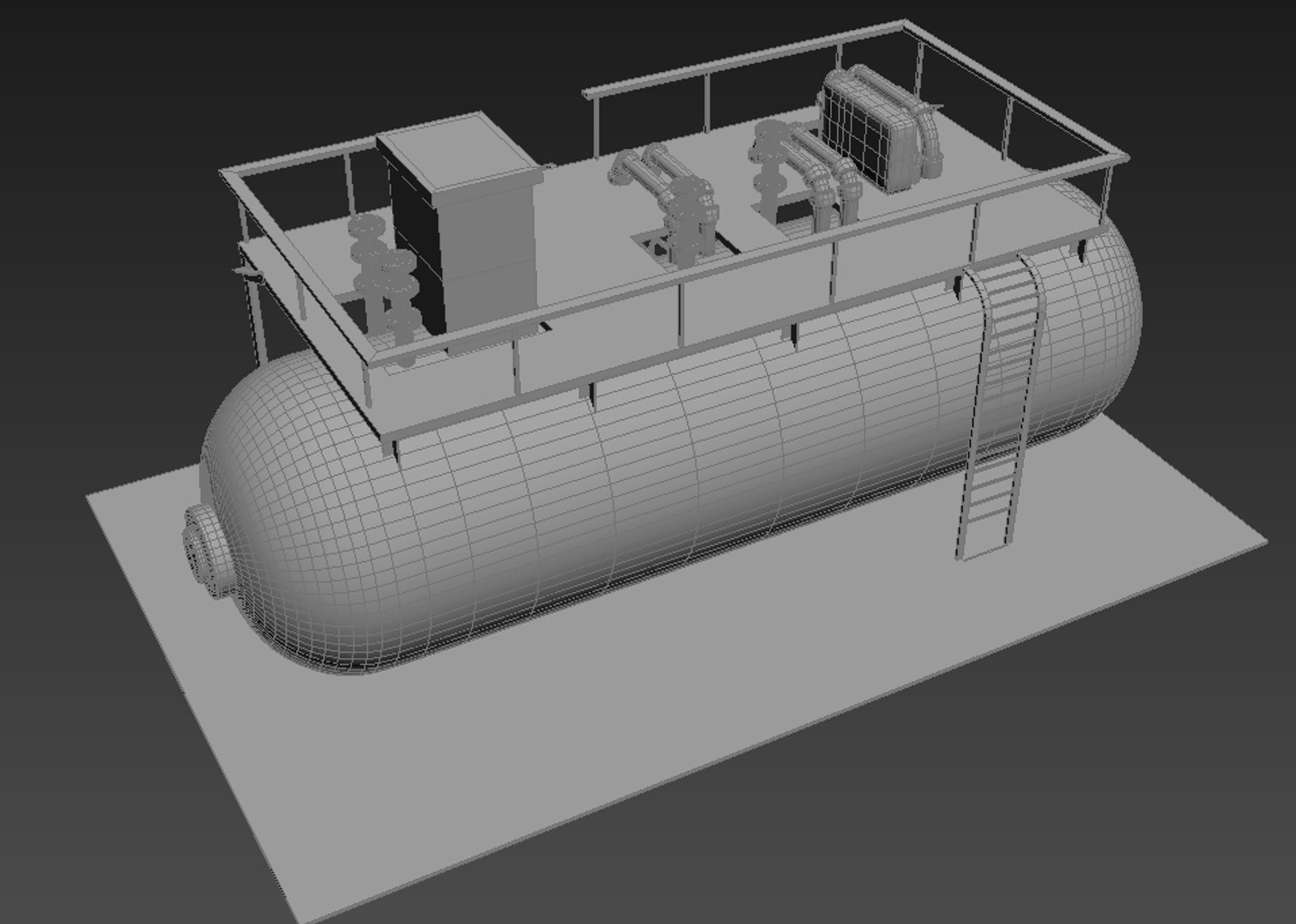Oil Tank 3D Model - TurboSquid 1163776
