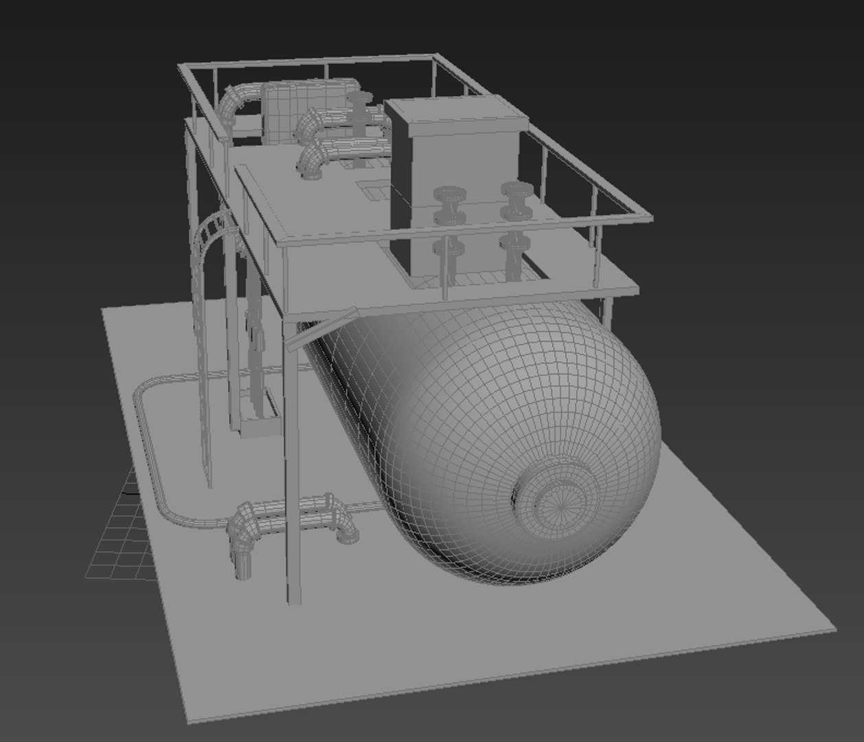 Oil Tank 3D Model - TurboSquid 1163776