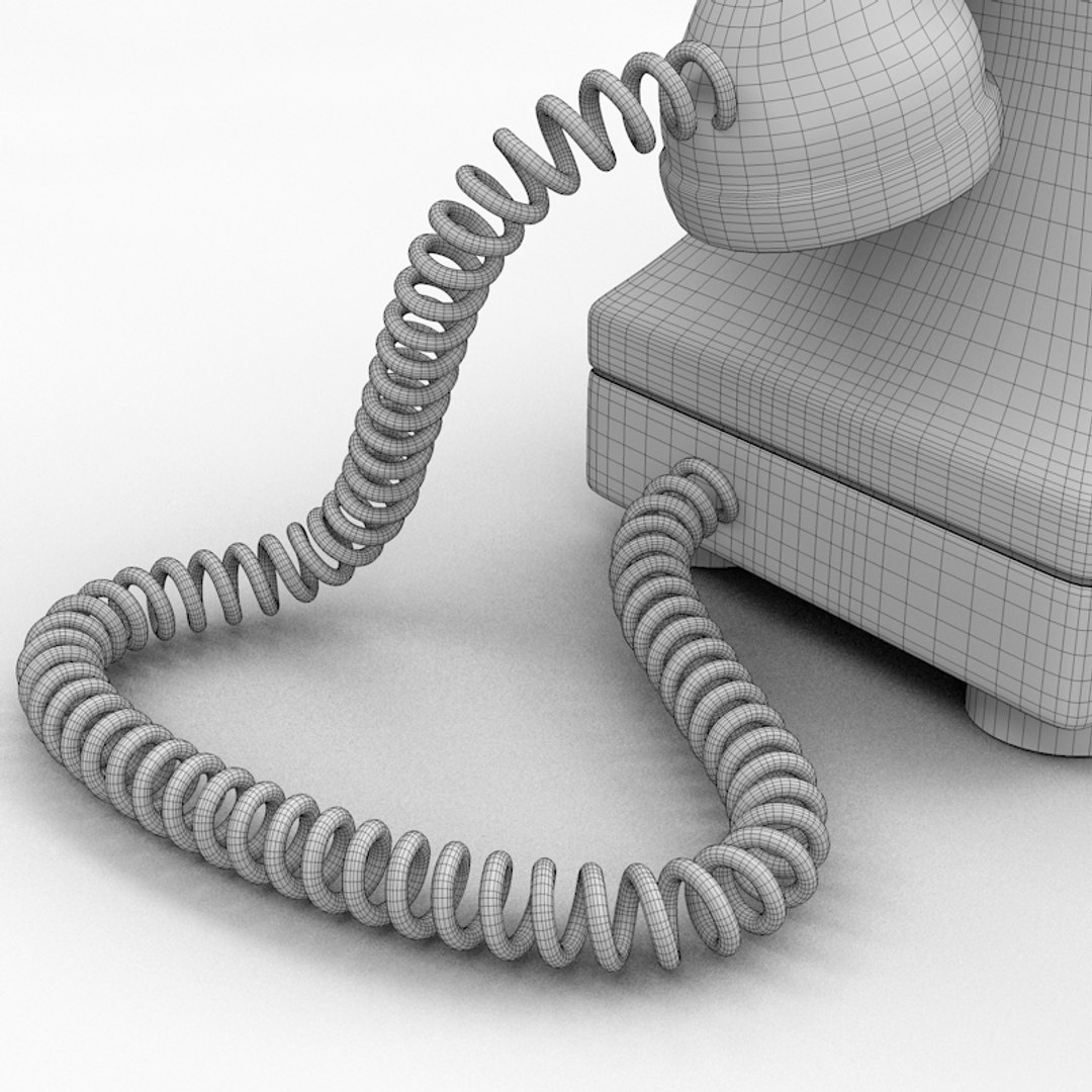 Obj Retro Rotary Phone