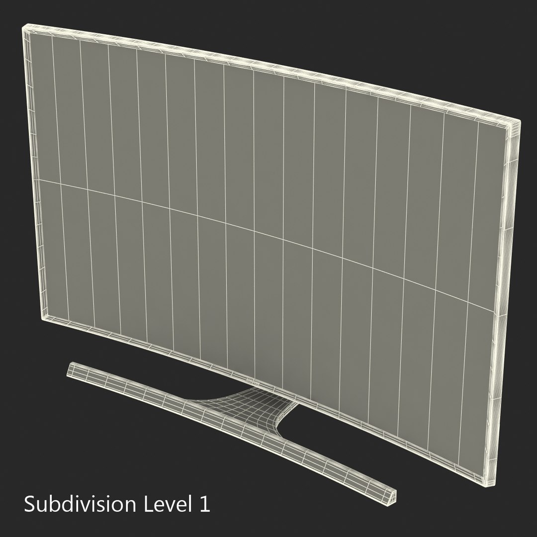 Samsung 4k Uhd Ju7500 3d Model