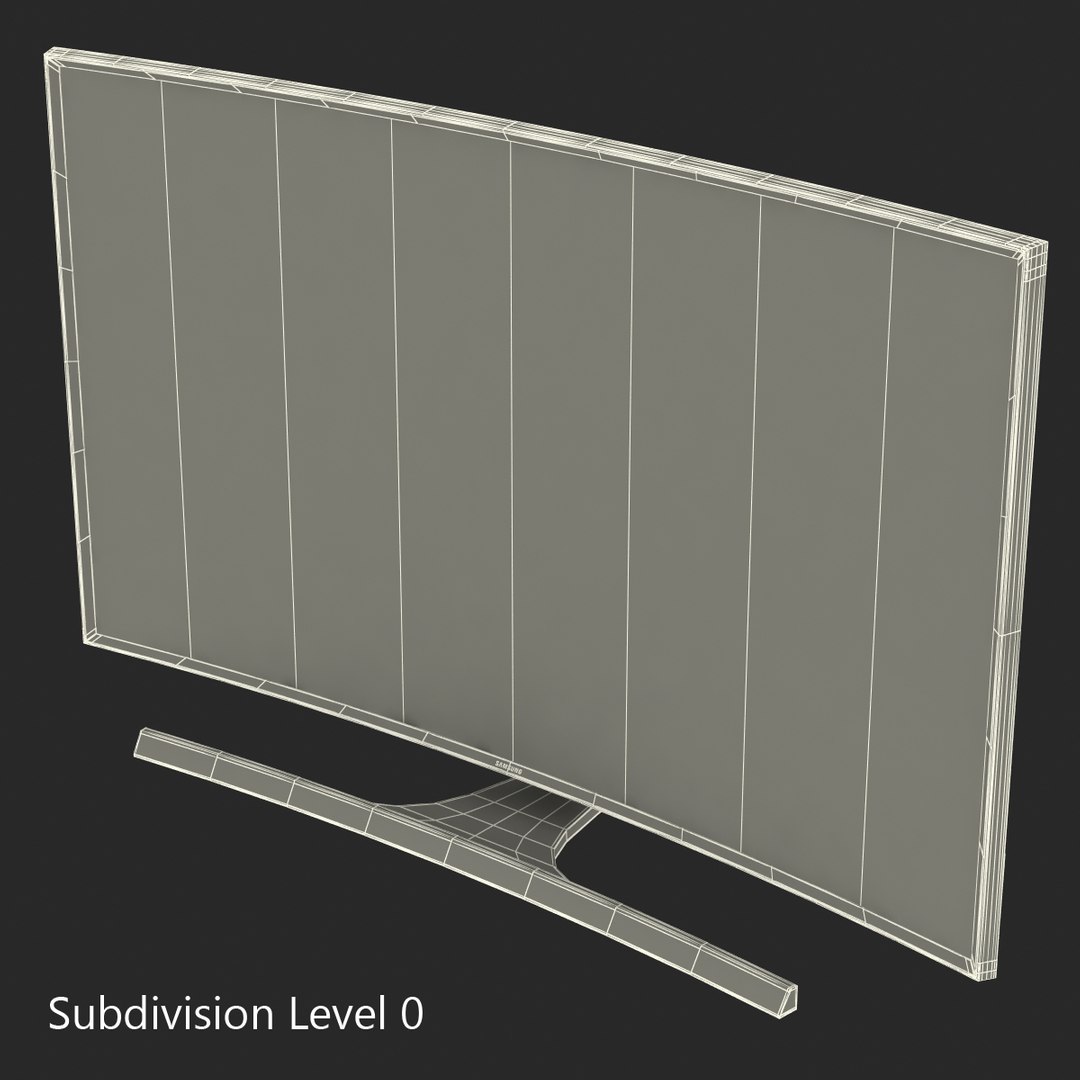 Samsung 4k Uhd Ju7500 3d Model