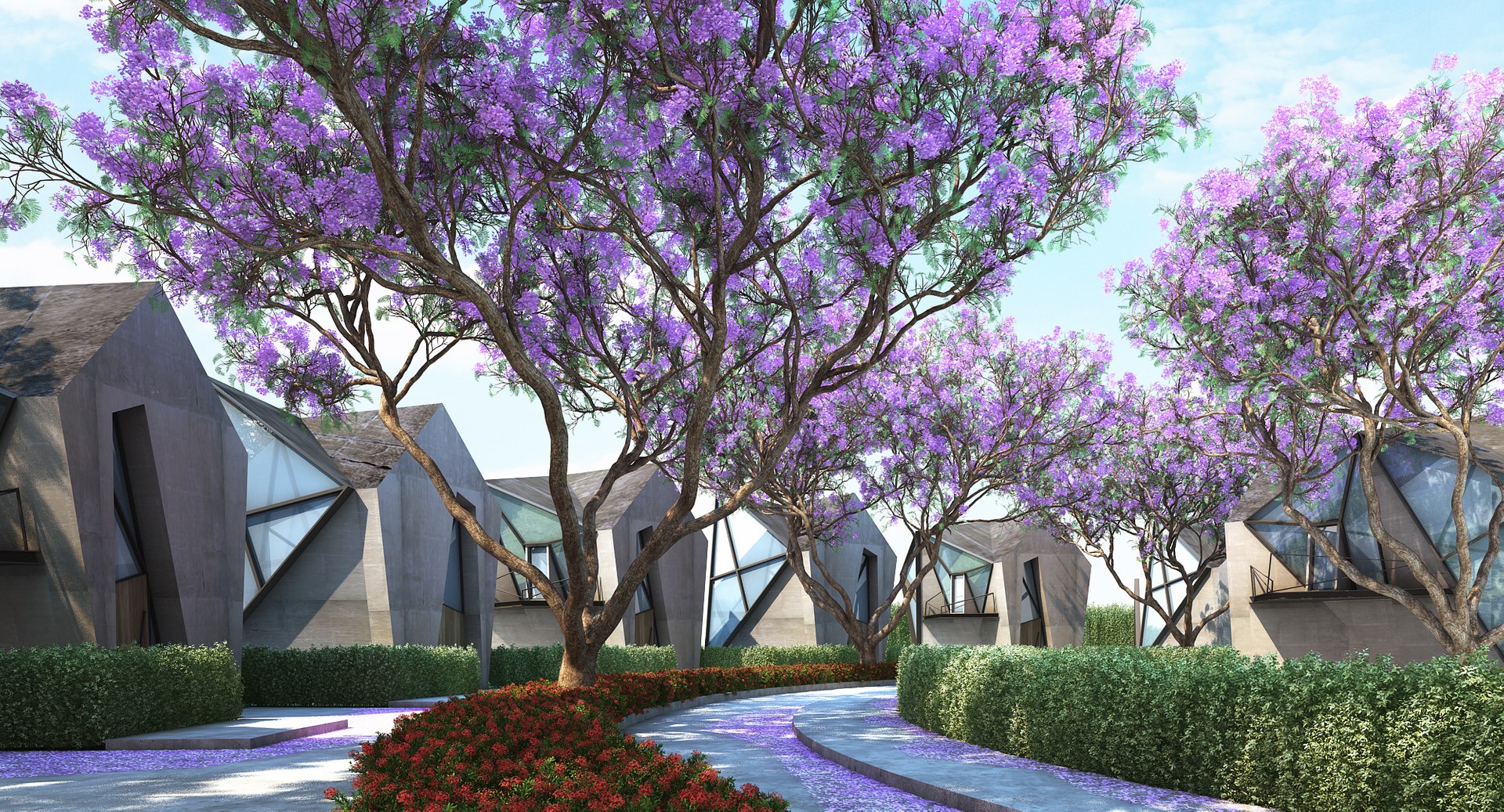 3d Flower Tree Model