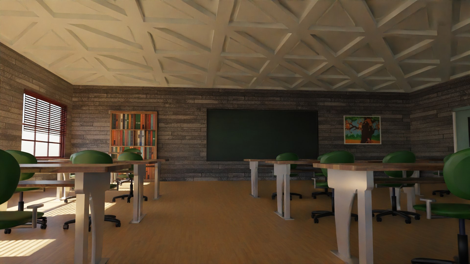 School Classroom 3D - TurboSquid 2159660