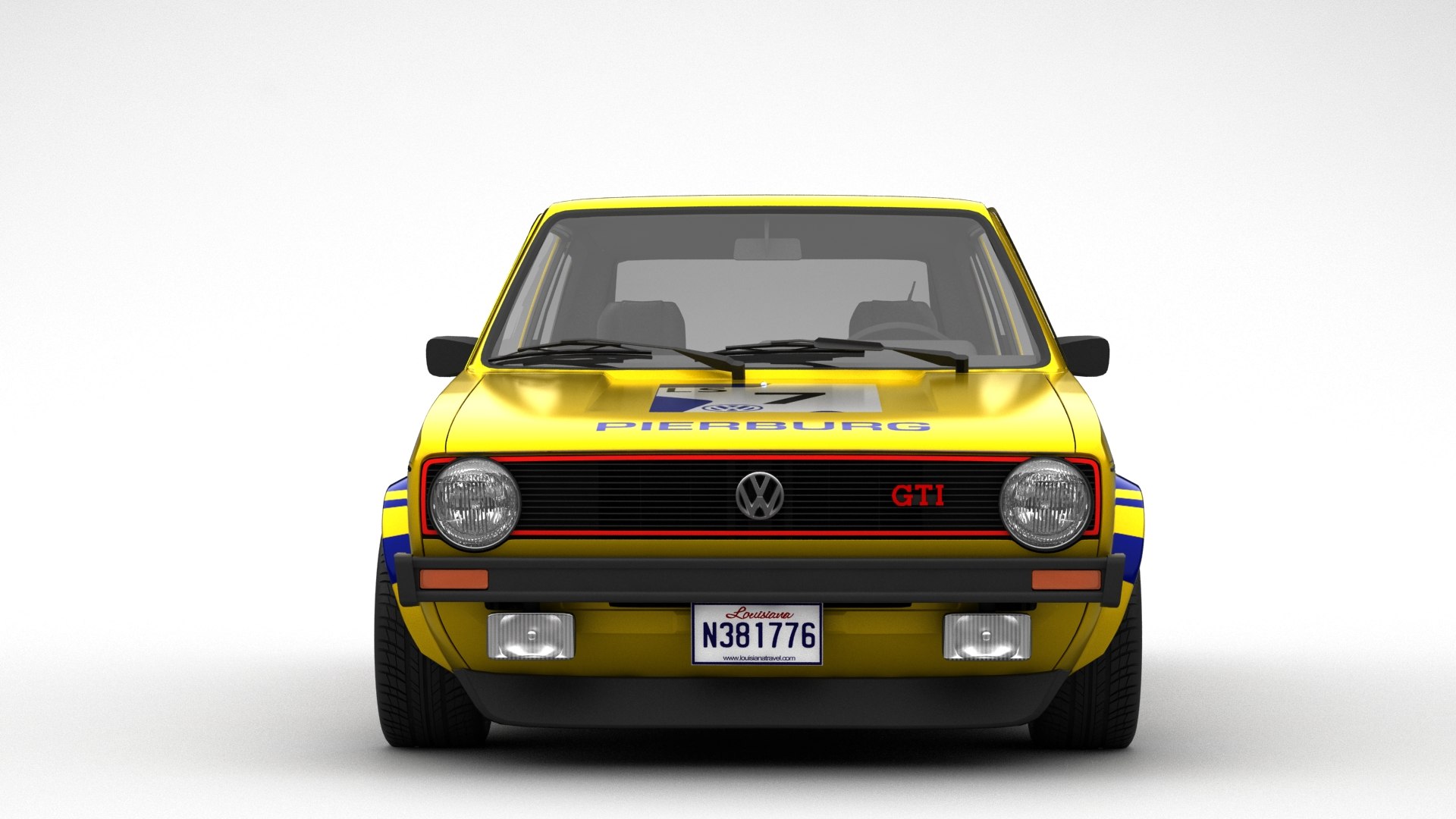 3D Volkswagen Golf Mk1 Rally - TurboSquid 2054640