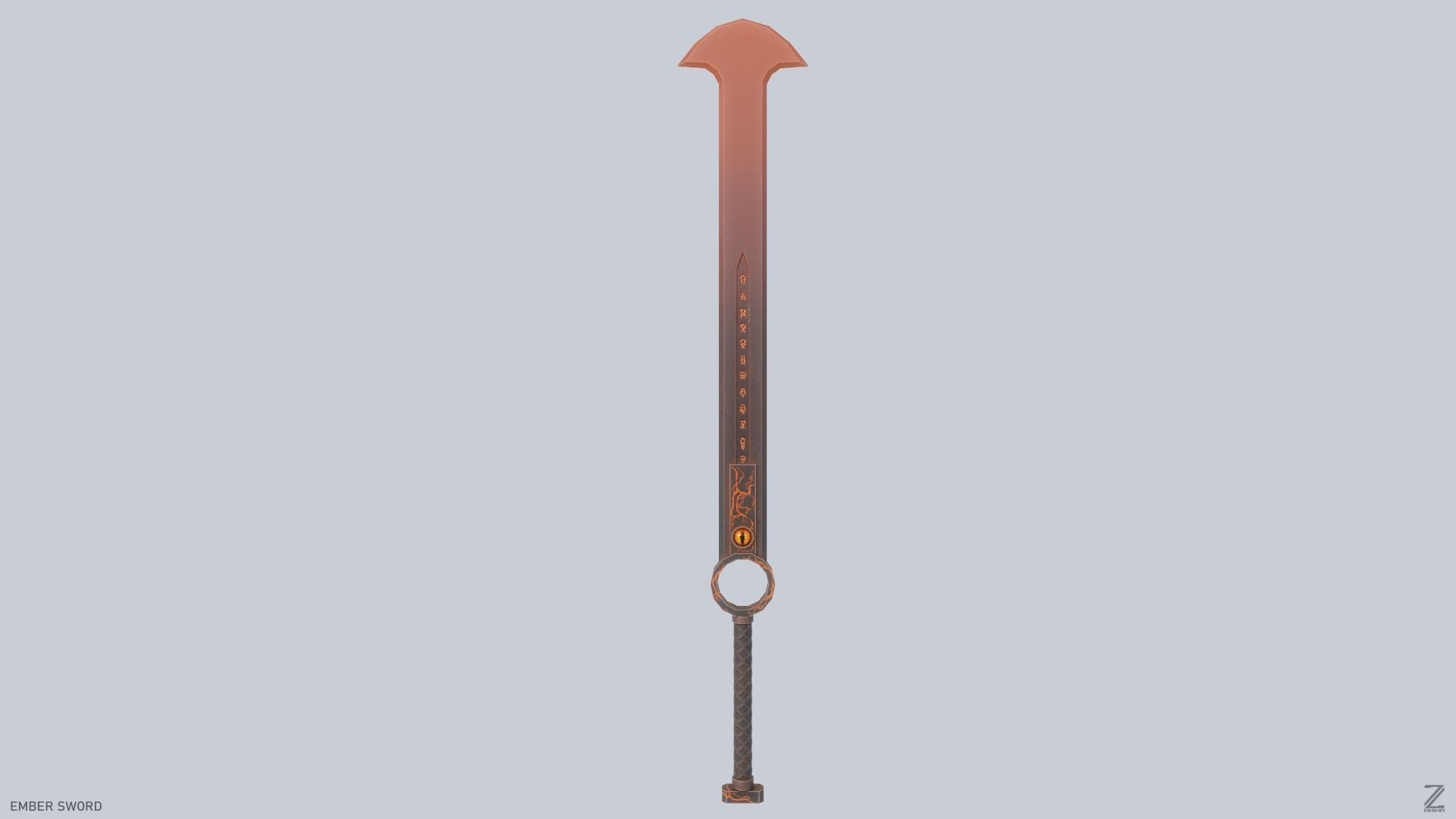 Ember Sword 3D - TurboSquid 2385063