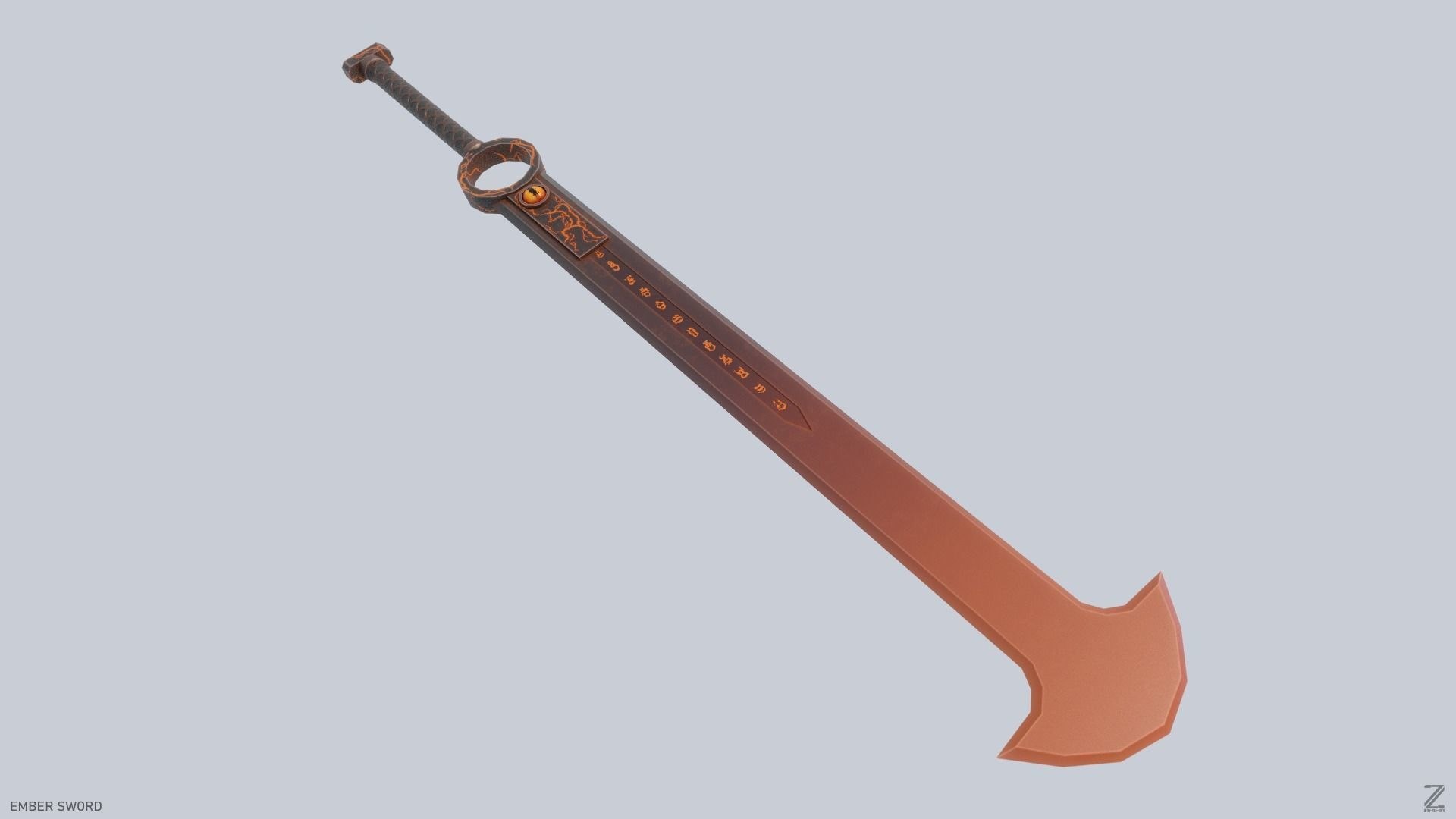 Ember Sword 3D - TurboSquid 2385063