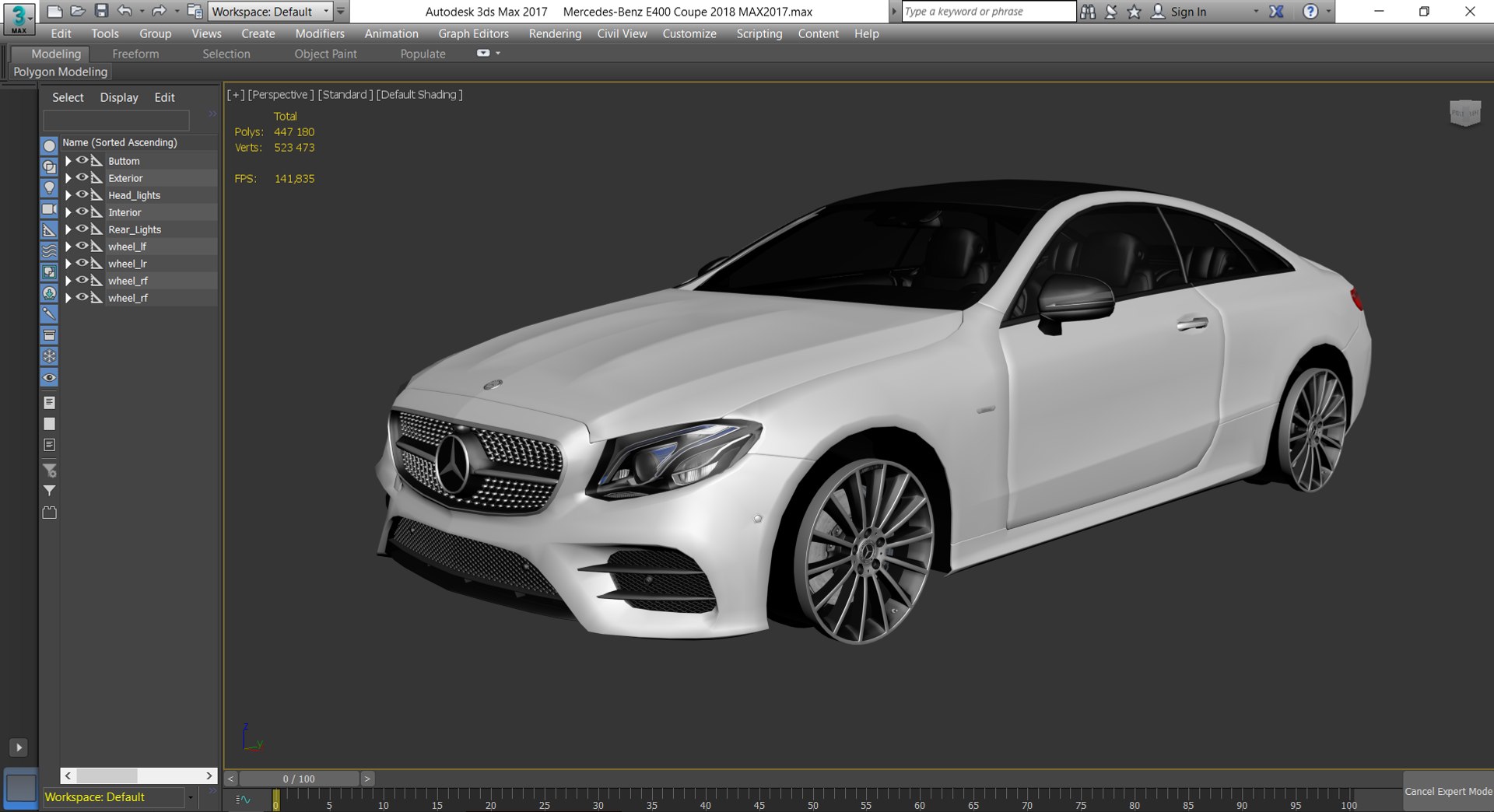 Mercedes E400 Coupe 2018 Max