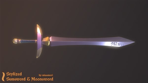 modelo 3d Espada solar Espada lunar - Espadas estilizadas gratis ...