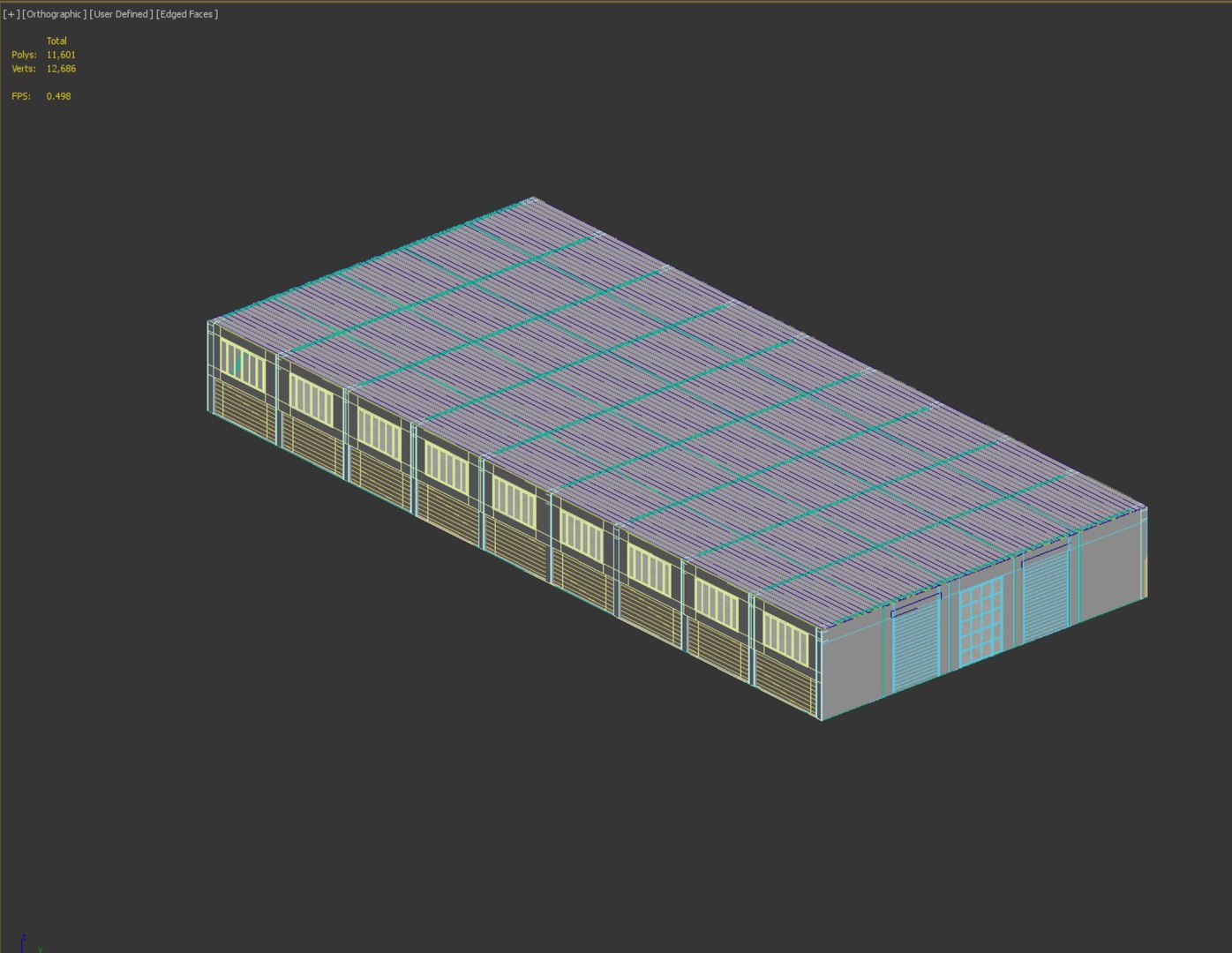 3D Low Poly Warehouse 04 Model - TurboSquid 2063013