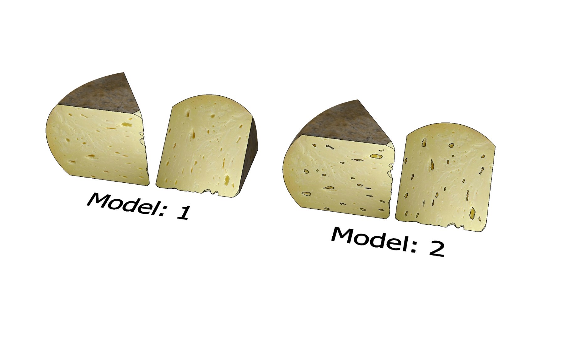 Cheese Model - TurboSquid 1325511