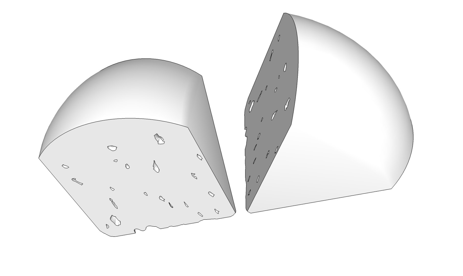 Cheese Model - TurboSquid 1325511