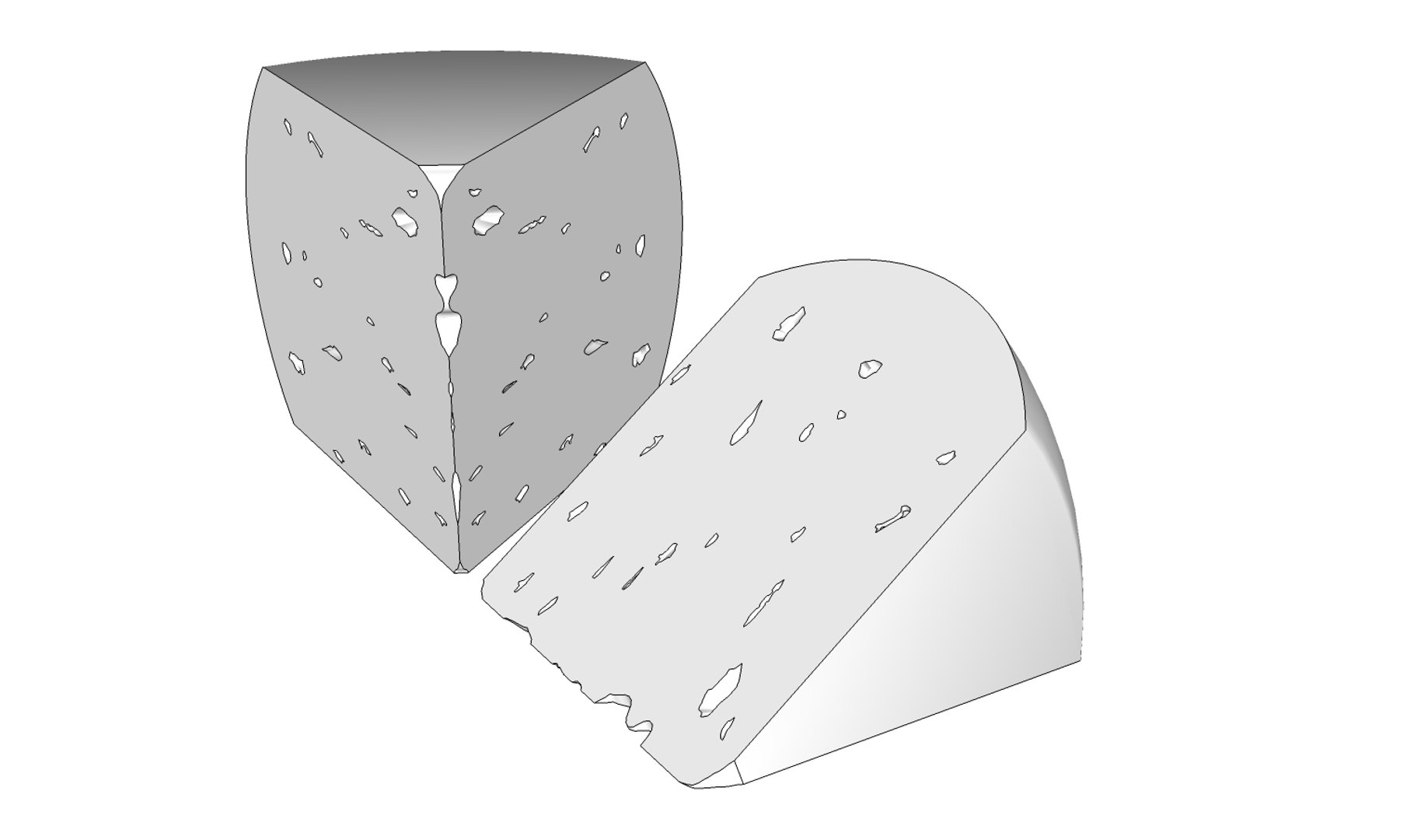 Cheese Model - TurboSquid 1325511