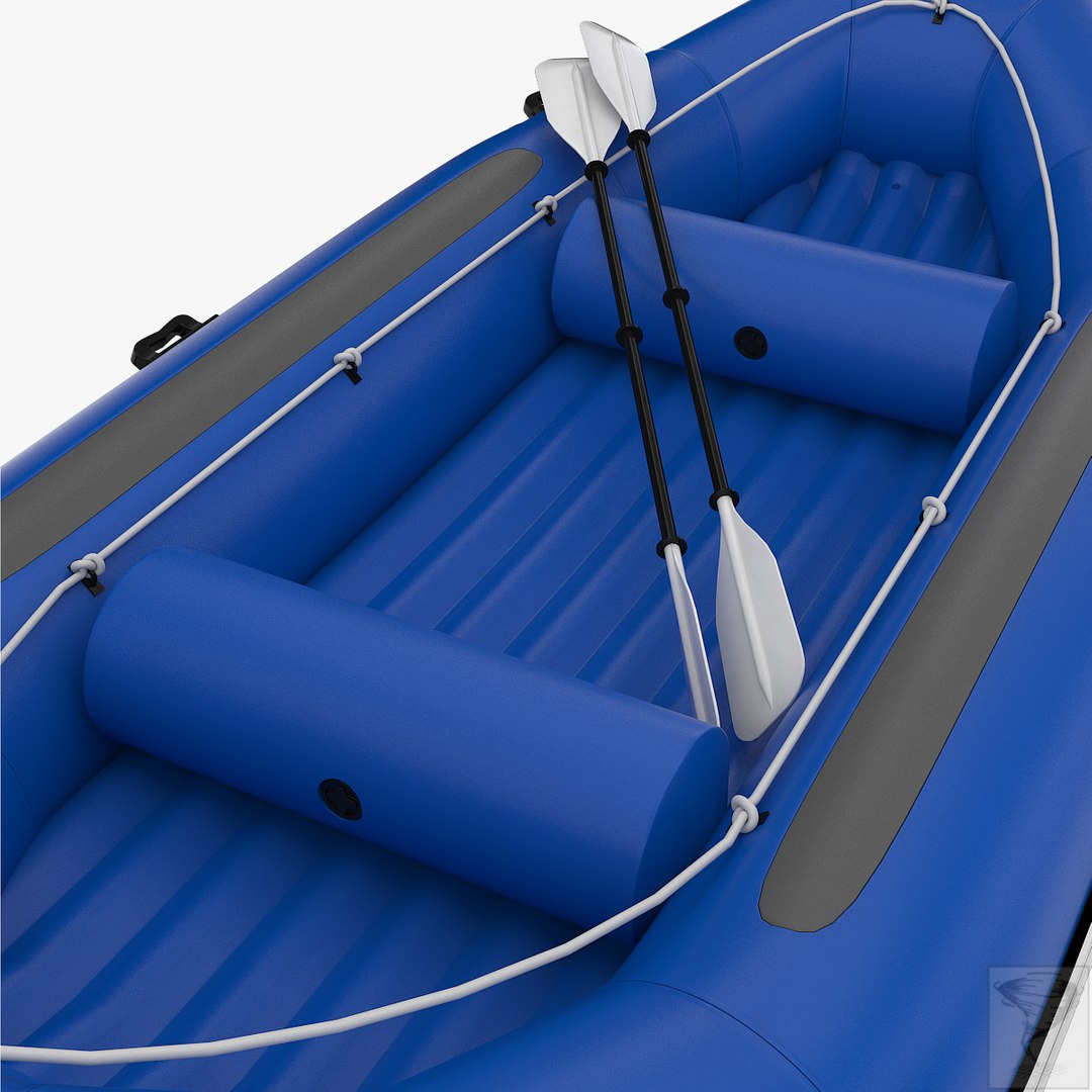 Rafting Boat - 2 3d Model