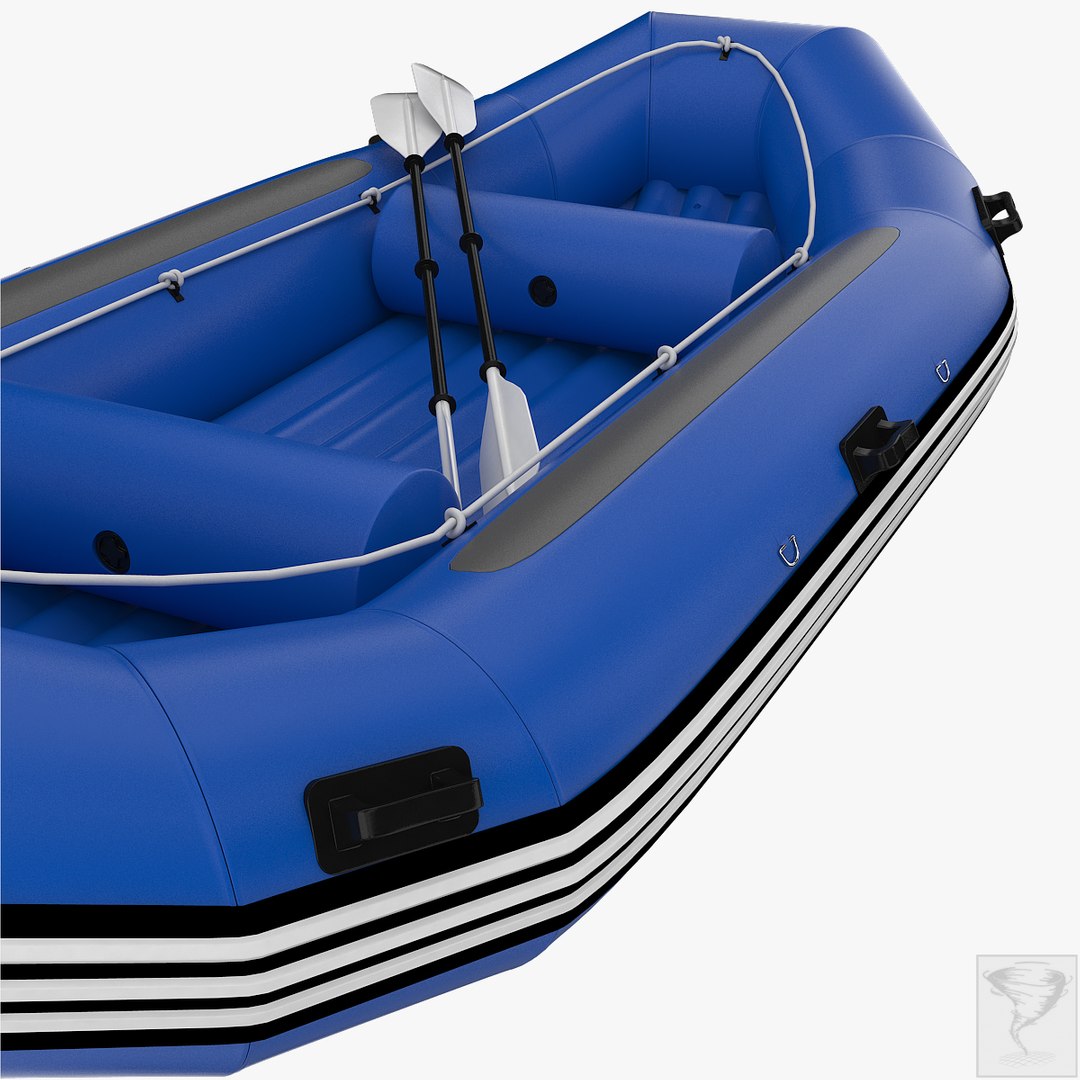 Rafting Boat - 2 3d Model