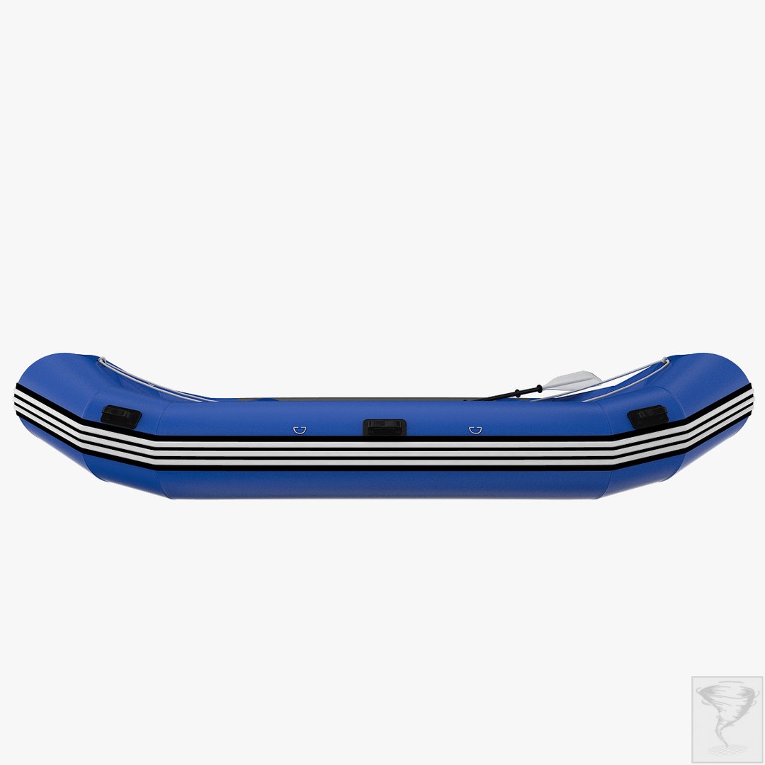 Rafting Boat - 2 3d Model