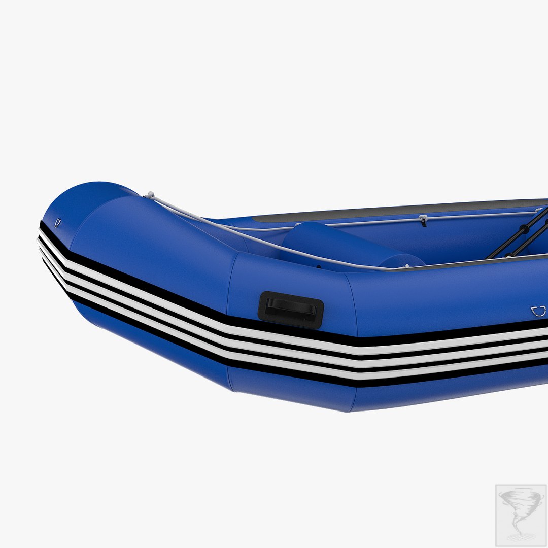 Rafting Boat - 2 3d Model