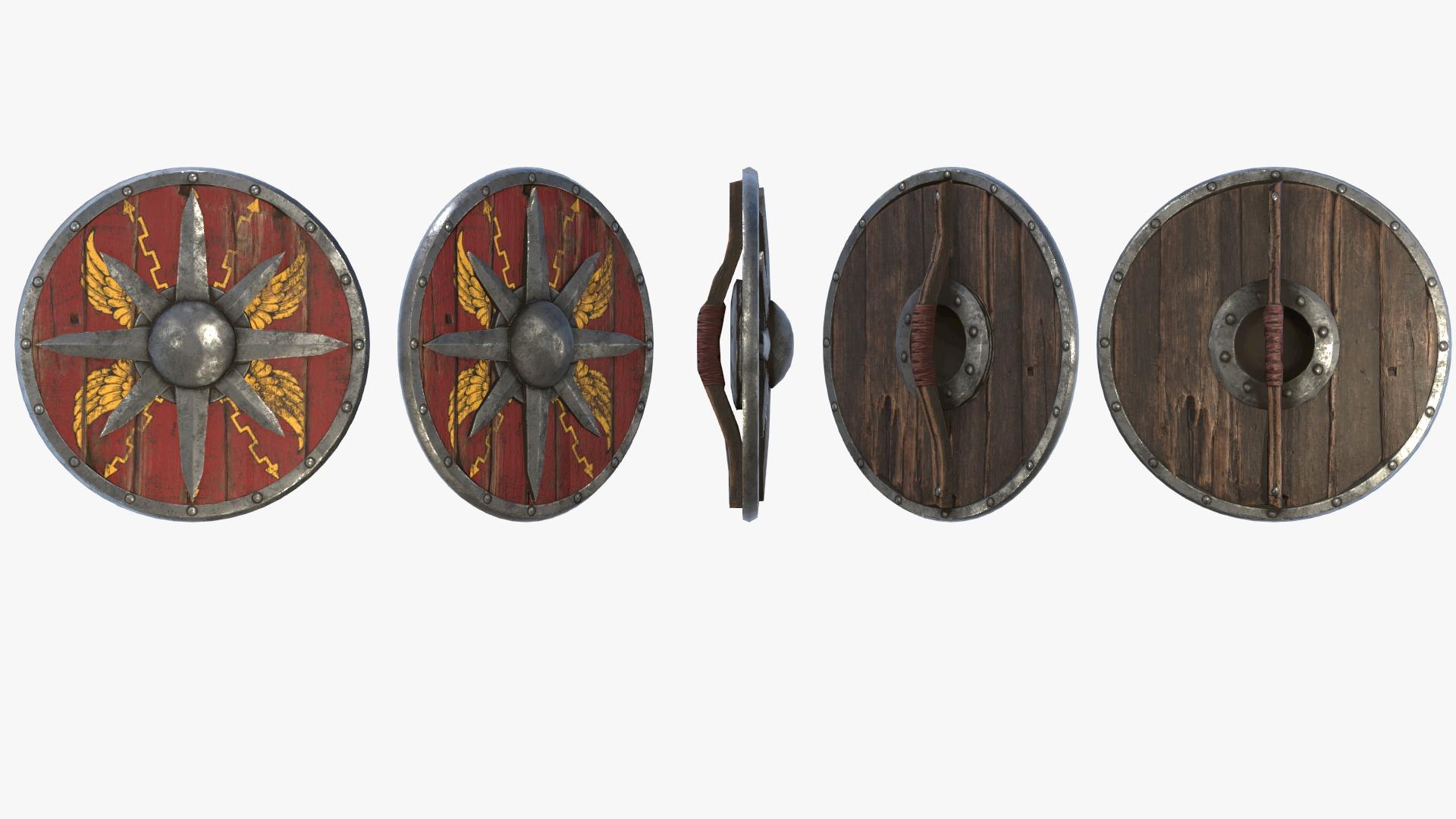 Fantasy Shield RPG Aspis Buckler Heater Hoplite Kite Lenticular Parma Pavise Pelta Scutum Targ ...