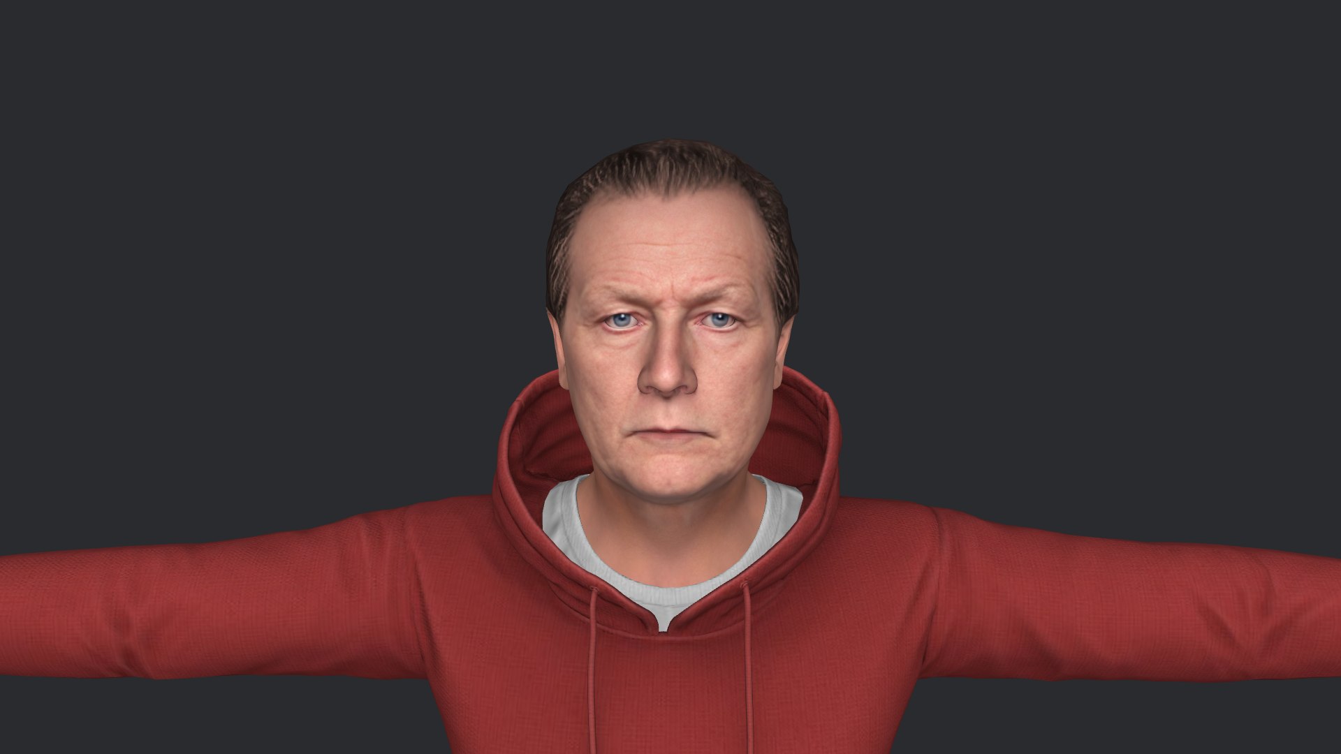 3D Robert Patrick Hyper Realistic Full Body Fully Rigged 3D Character ...