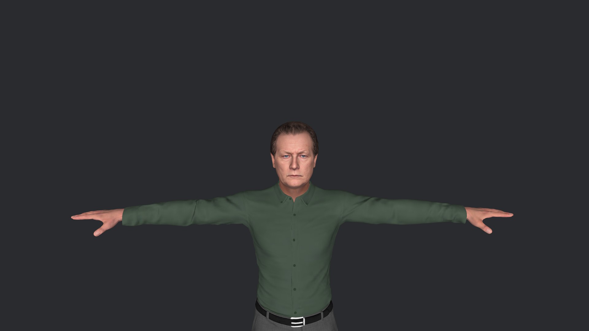 3D Robert Patrick Hyper Realistic Full Body Fully Rigged 3D Character ...