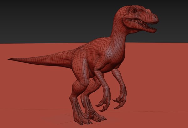 3D raptor - model - TurboSquid 1705307
