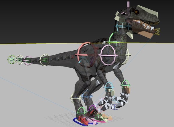 3D raptor - model - TurboSquid 1705307