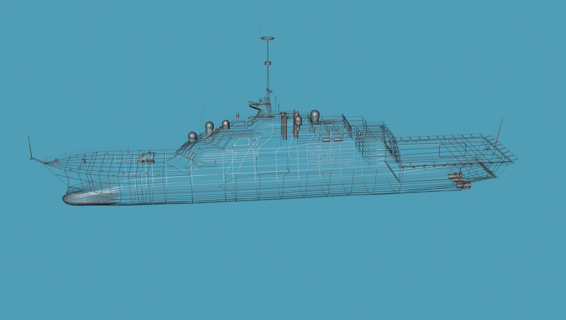 3D Freedom Class Blk 1 LCS-1 USS Freedom model - TurboSquid 1920039