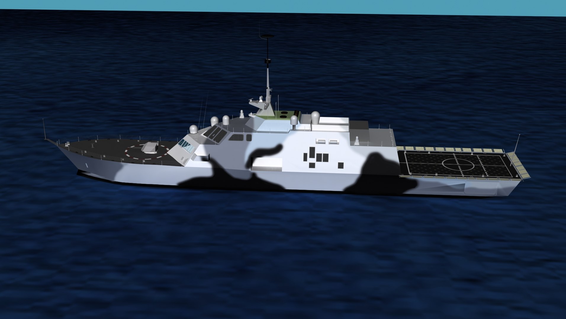 3D Freedom Class Blk 1 LCS-1 USS Freedom Model - TurboSquid 1920039