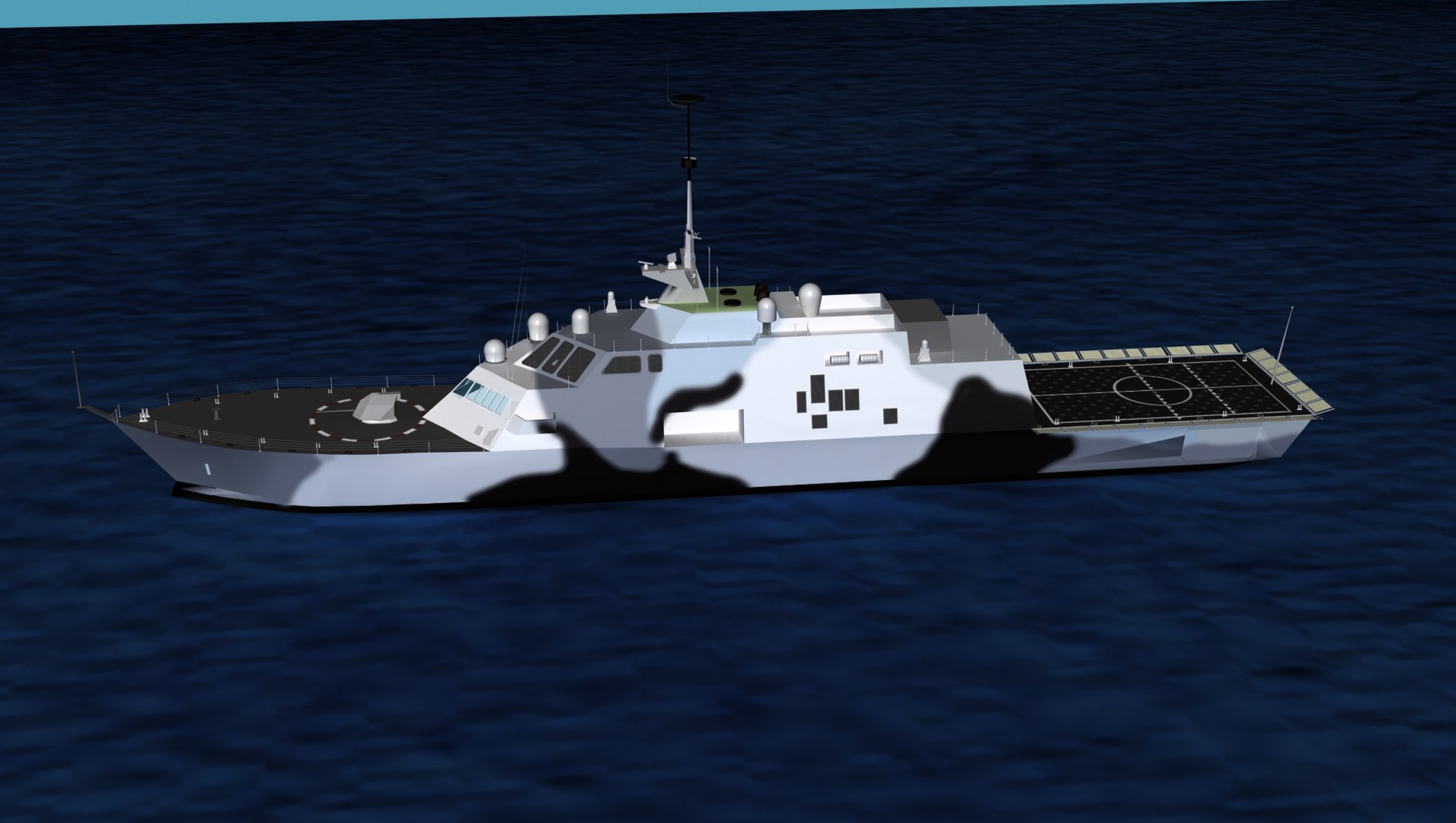 3D Freedom Class Blk 1 LCS-1 USS Freedom Model - TurboSquid 1920039