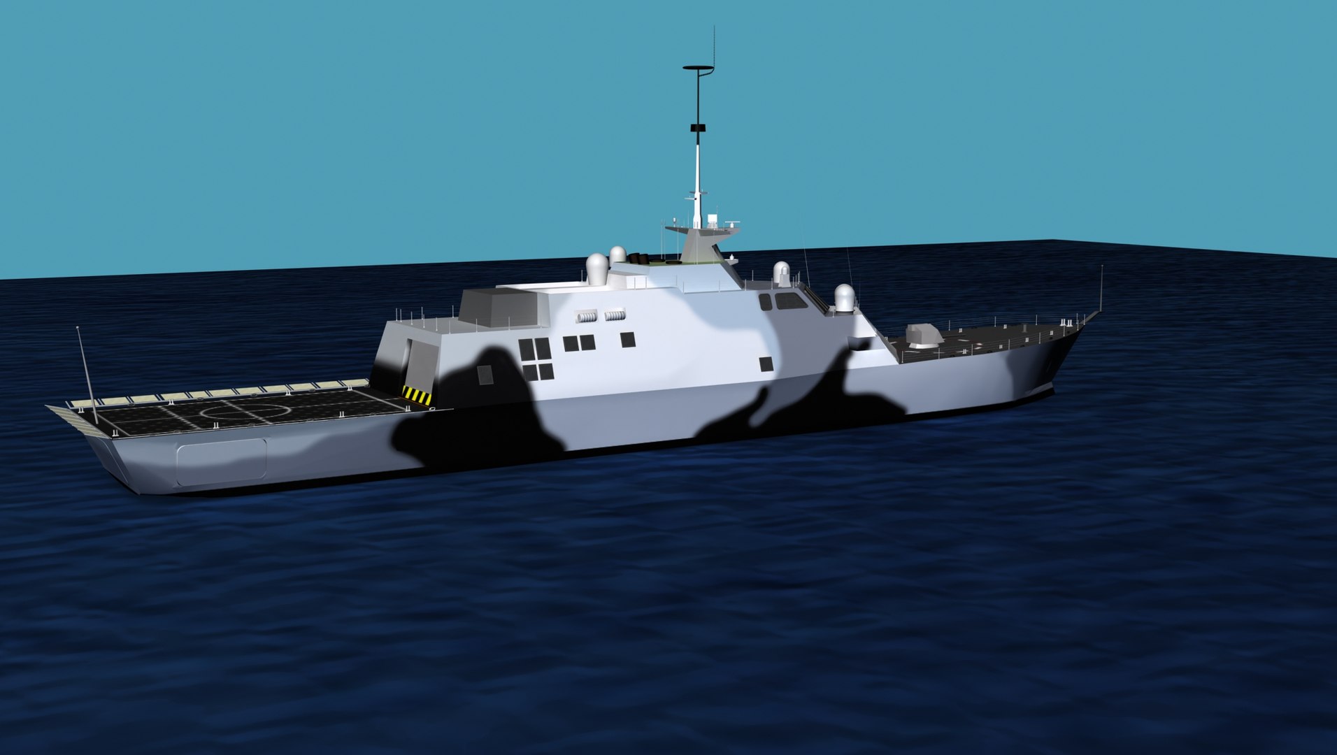 3D Freedom Class Blk 1 LCS-1 USS Freedom Model - TurboSquid 1920039