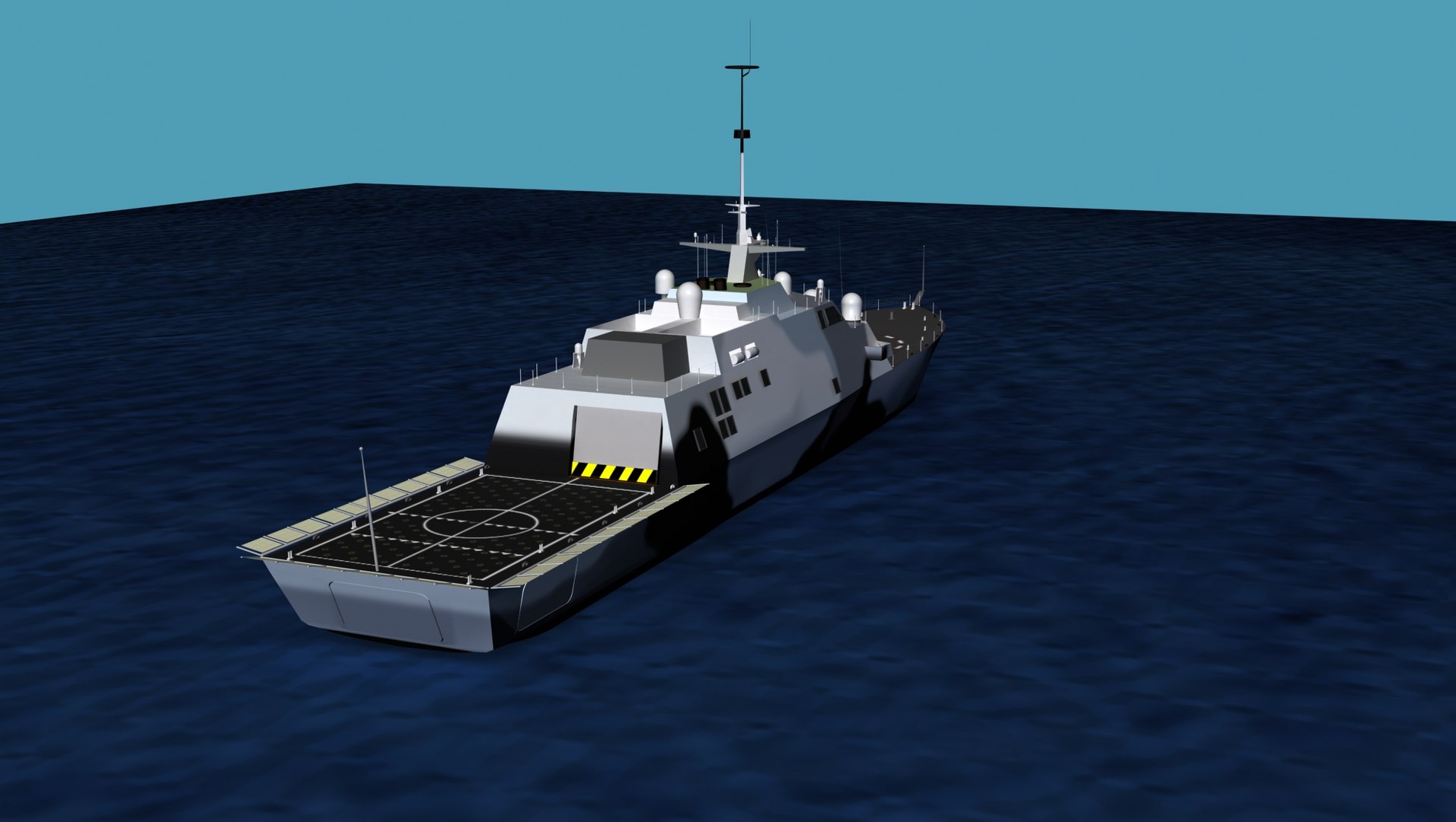 3D Freedom Class Blk 1 LCS-1 USS Freedom Model - TurboSquid 1920039