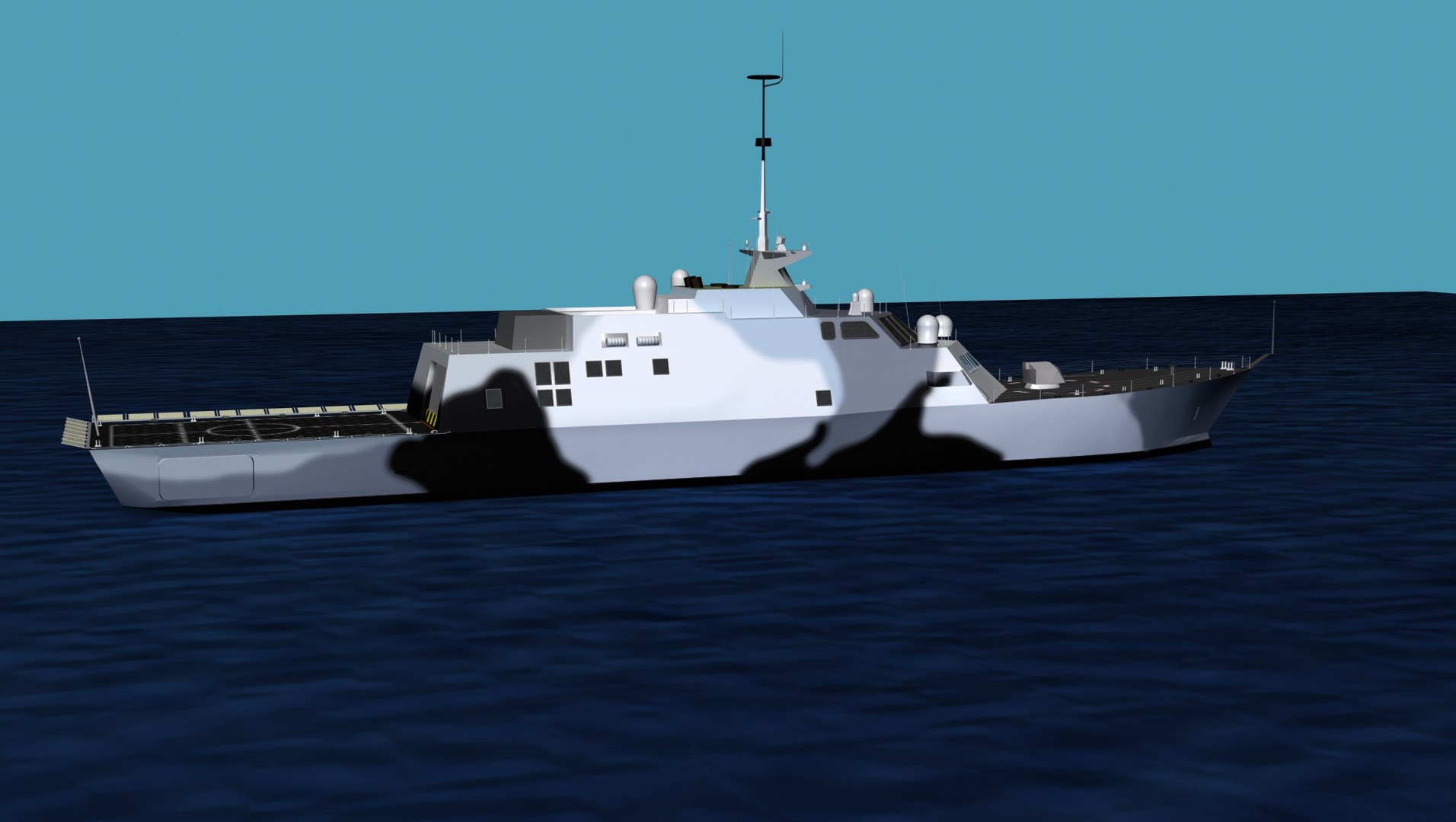 3D Freedom Class Blk 1 LCS-1 USS Freedom Model - TurboSquid 1920039