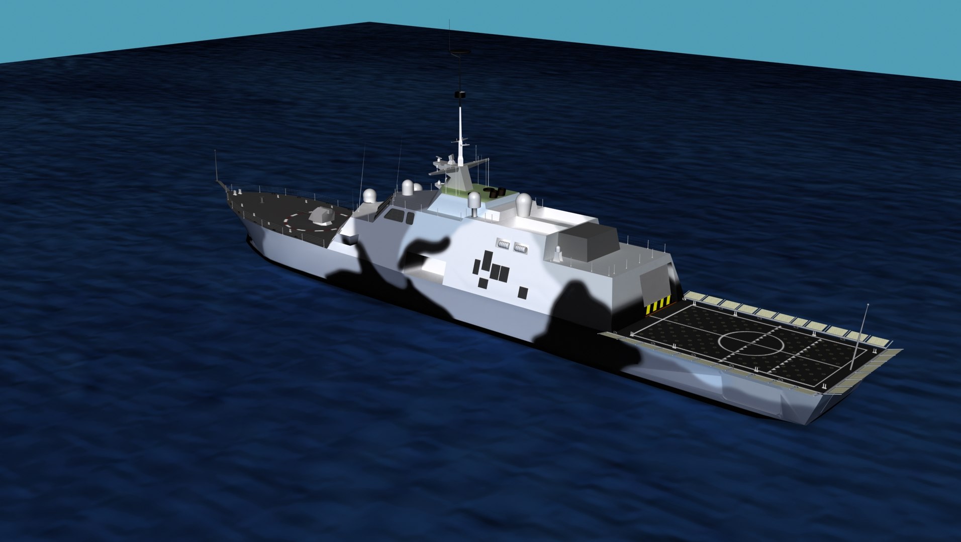 3D Freedom Class Blk 1 LCS-1 USS Freedom Model - TurboSquid 1920039