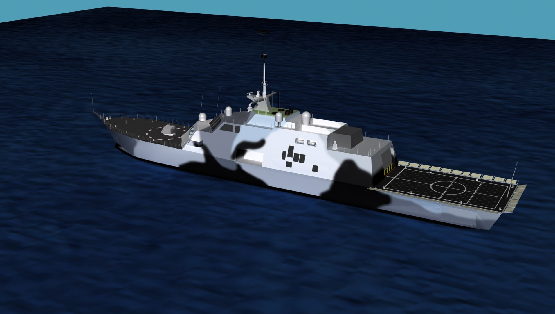 3D Freedom Class Blk 1 LCS-1 USS Freedom Model - TurboSquid 1920039