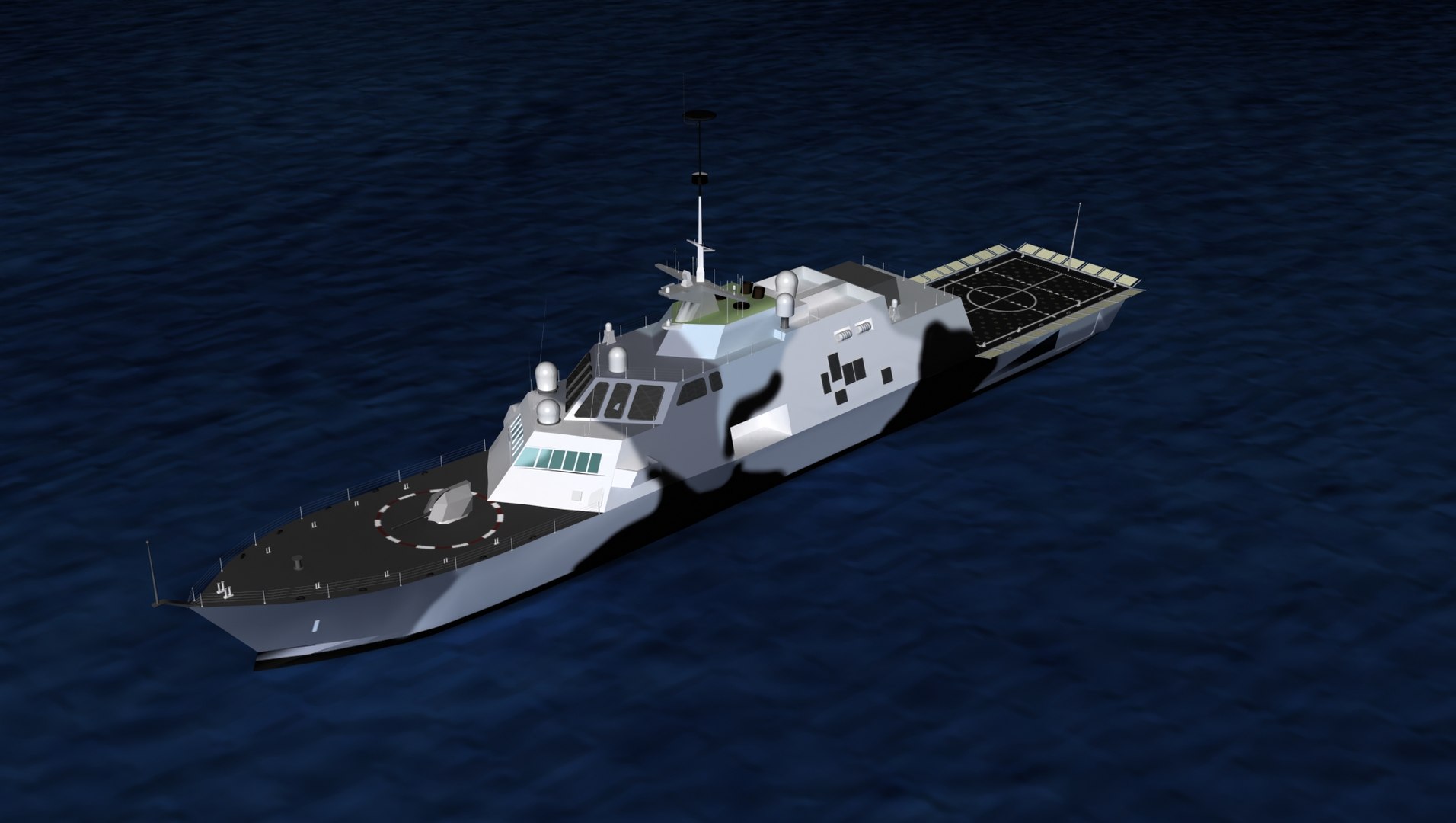 3D Freedom Class Blk 1 LCS-1 USS Freedom Model - TurboSquid 1920039
