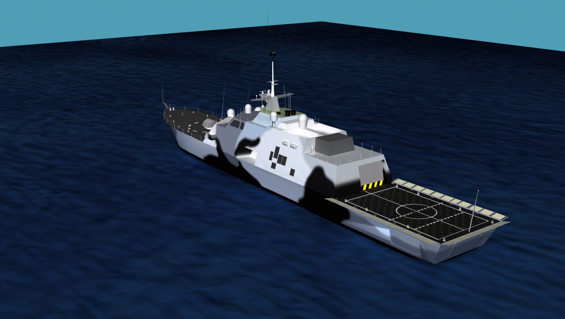 3D Freedom Class Blk 1 LCS-1 USS Freedom Model - TurboSquid 1920039