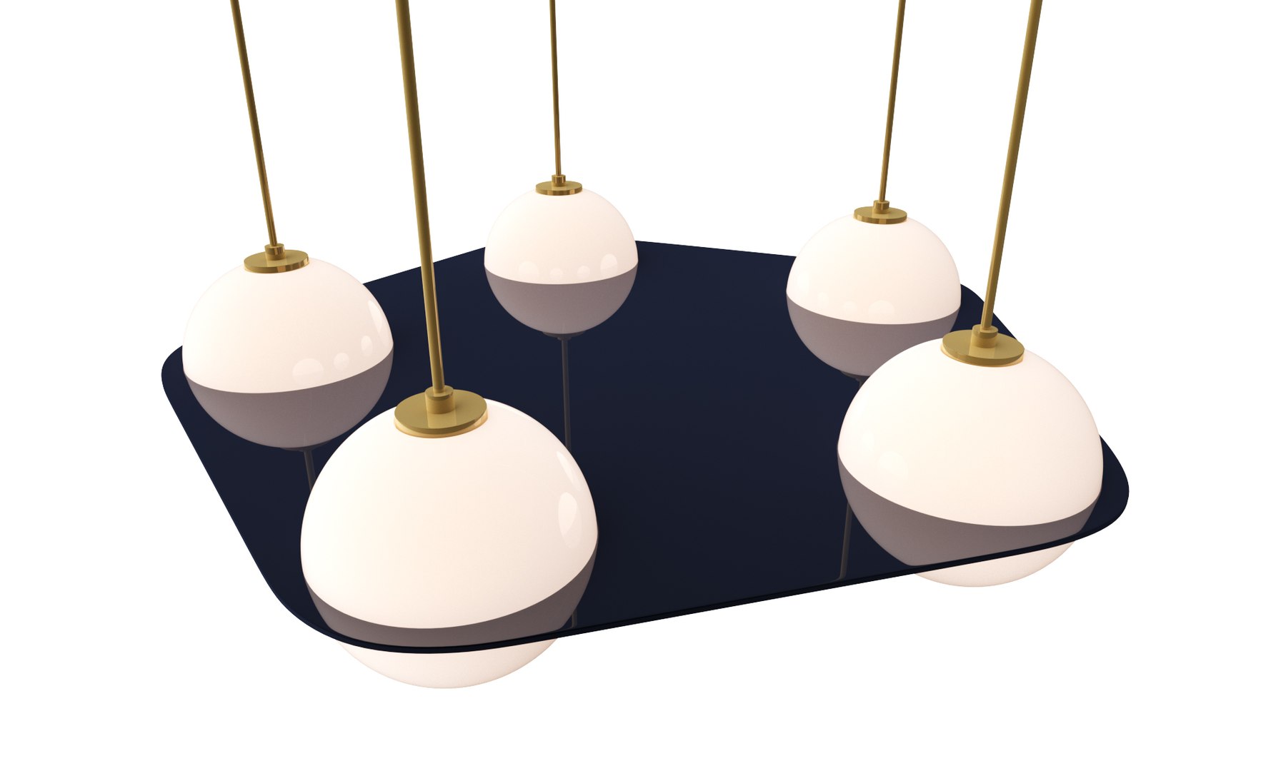 Lambert Fills Designer Chandelier 3D Model - TurboSquid 1592179