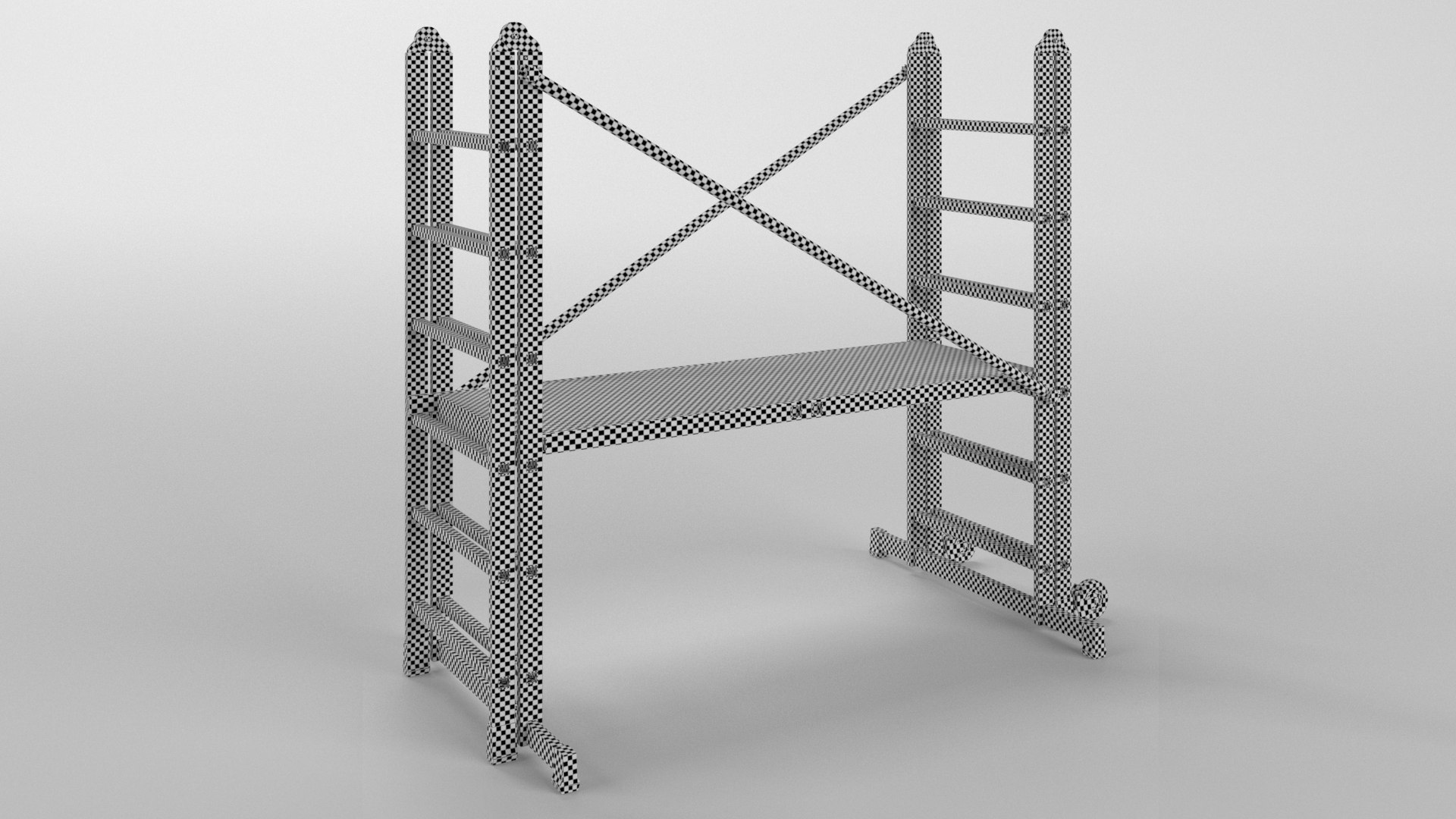 Scaffold Tower 3d Model