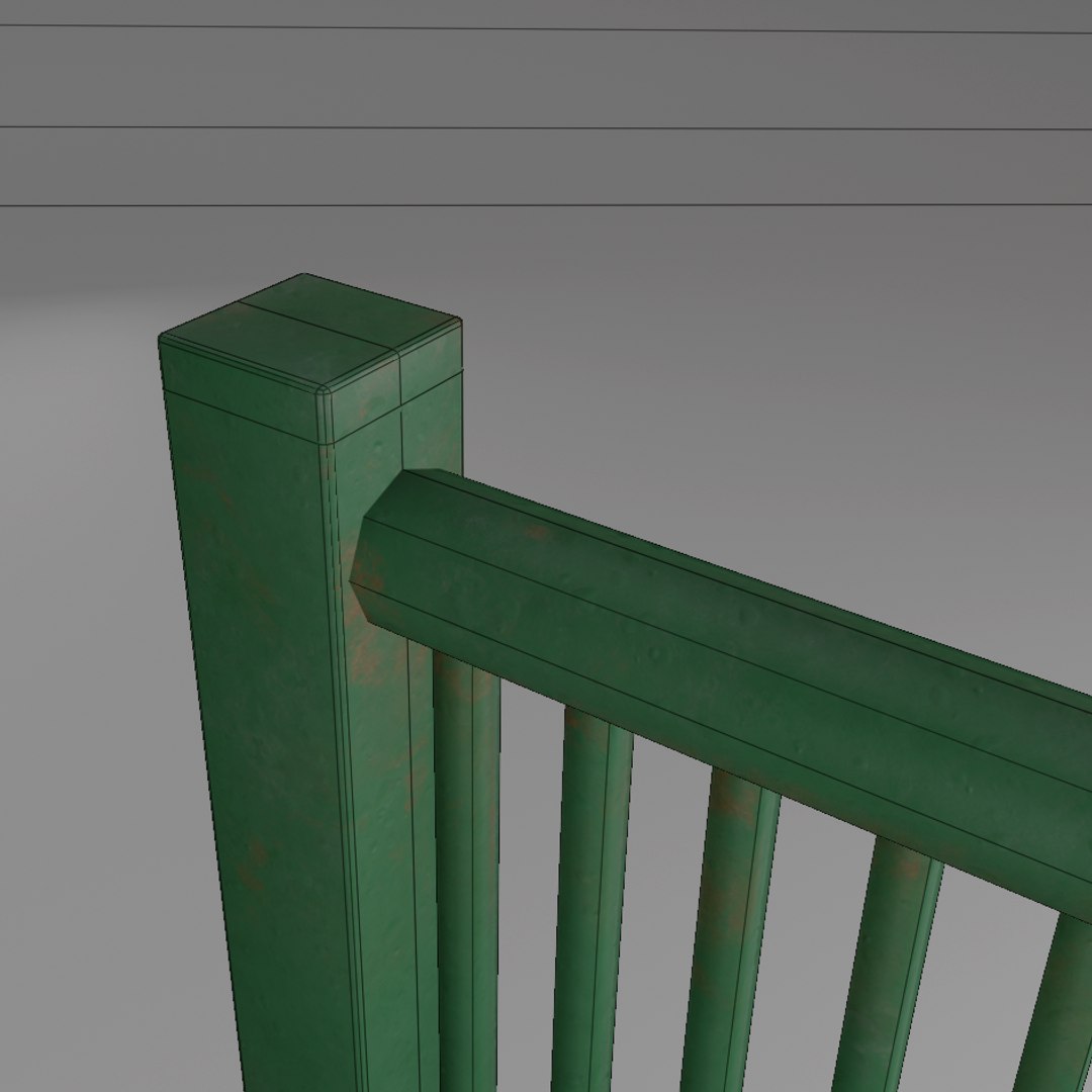 3D Harbor Railing Ready - Model - TurboSquid 1349970
