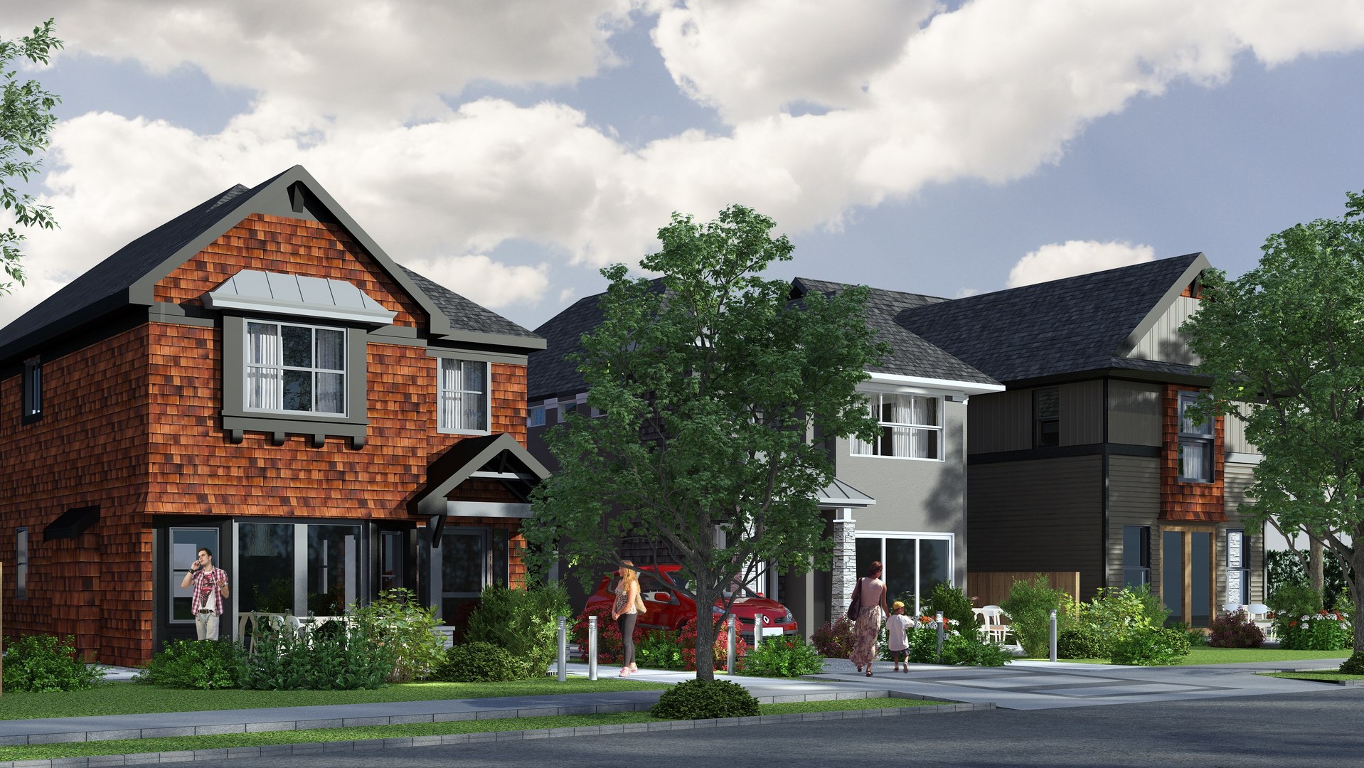 3D Model Realistic Neighborhood - TurboSquid 1494057