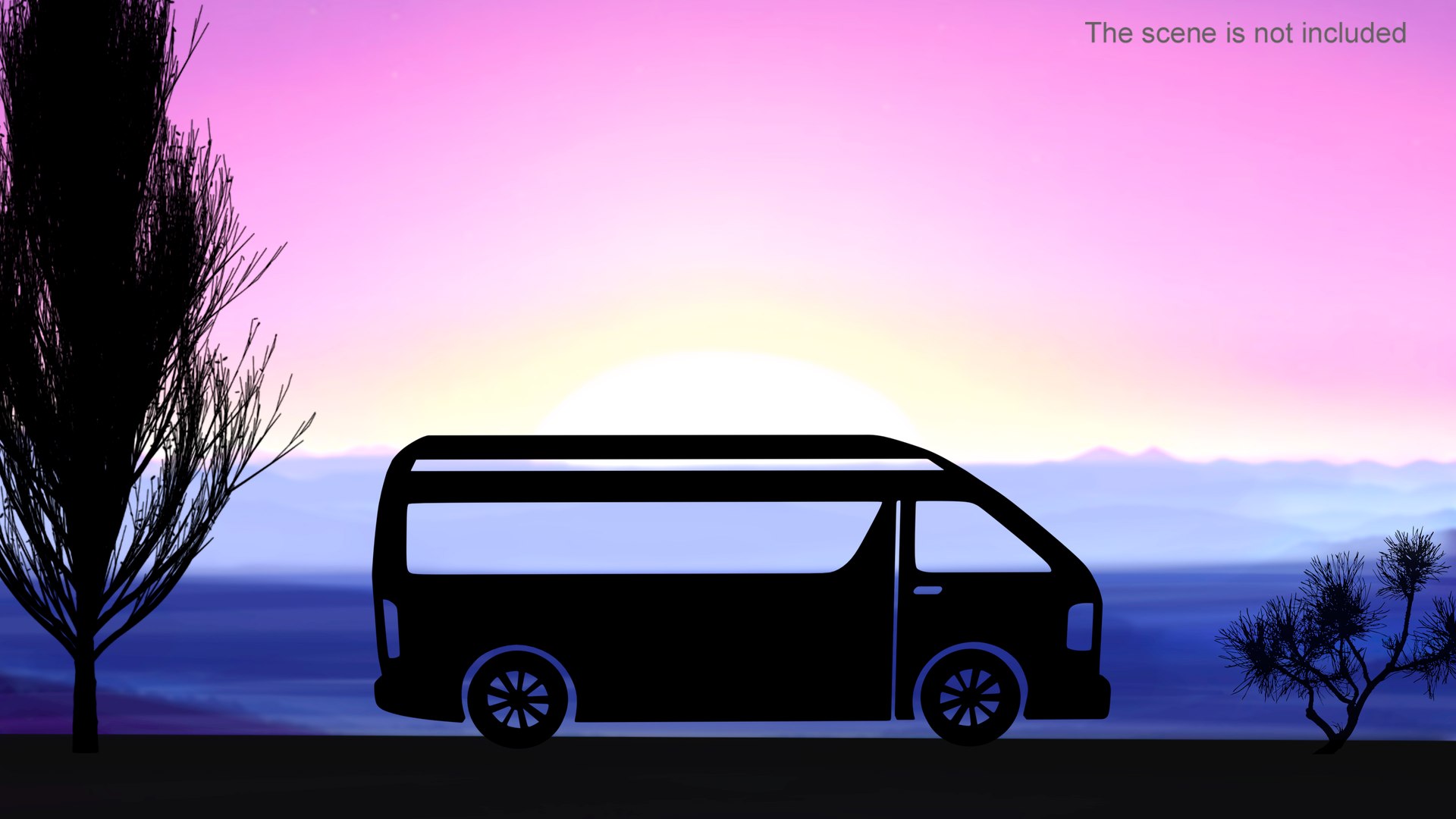 Van Silhouette 3D Model - TurboSquid 2223952