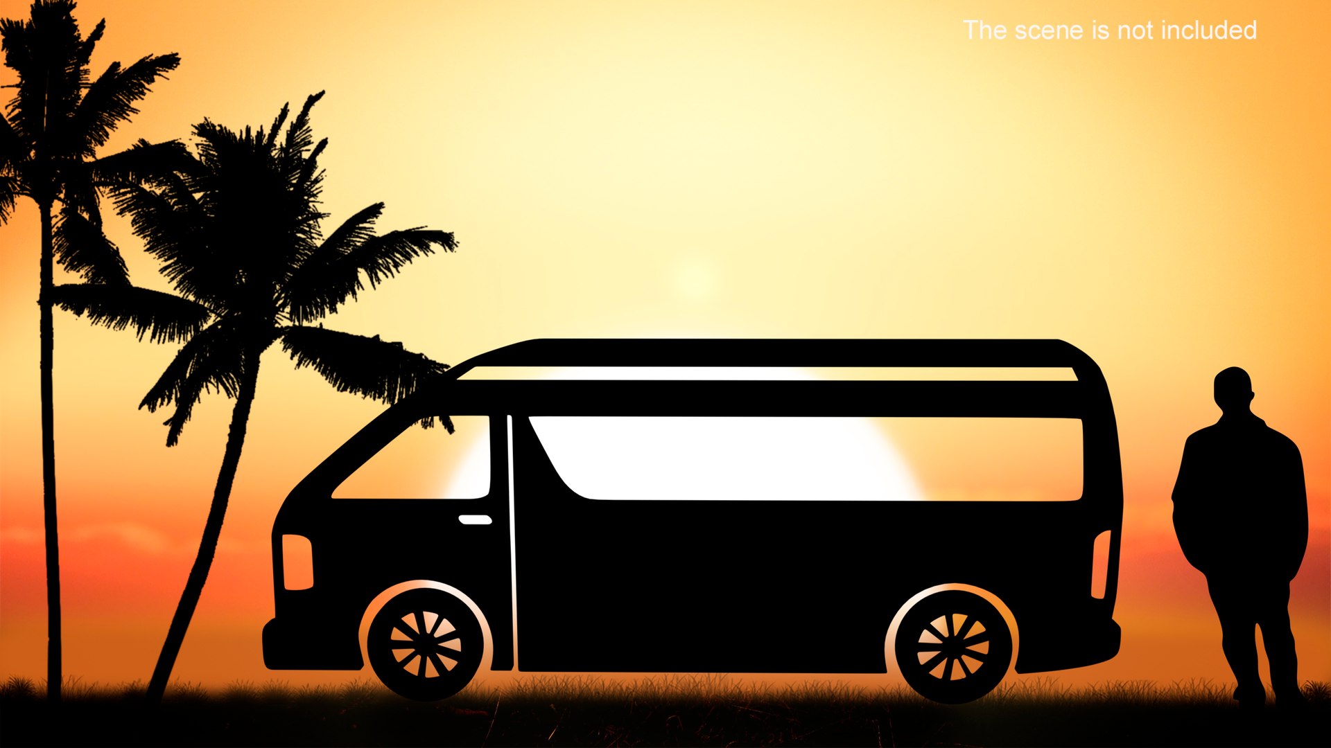 Van Silhouette 3D Model - TurboSquid 2223952