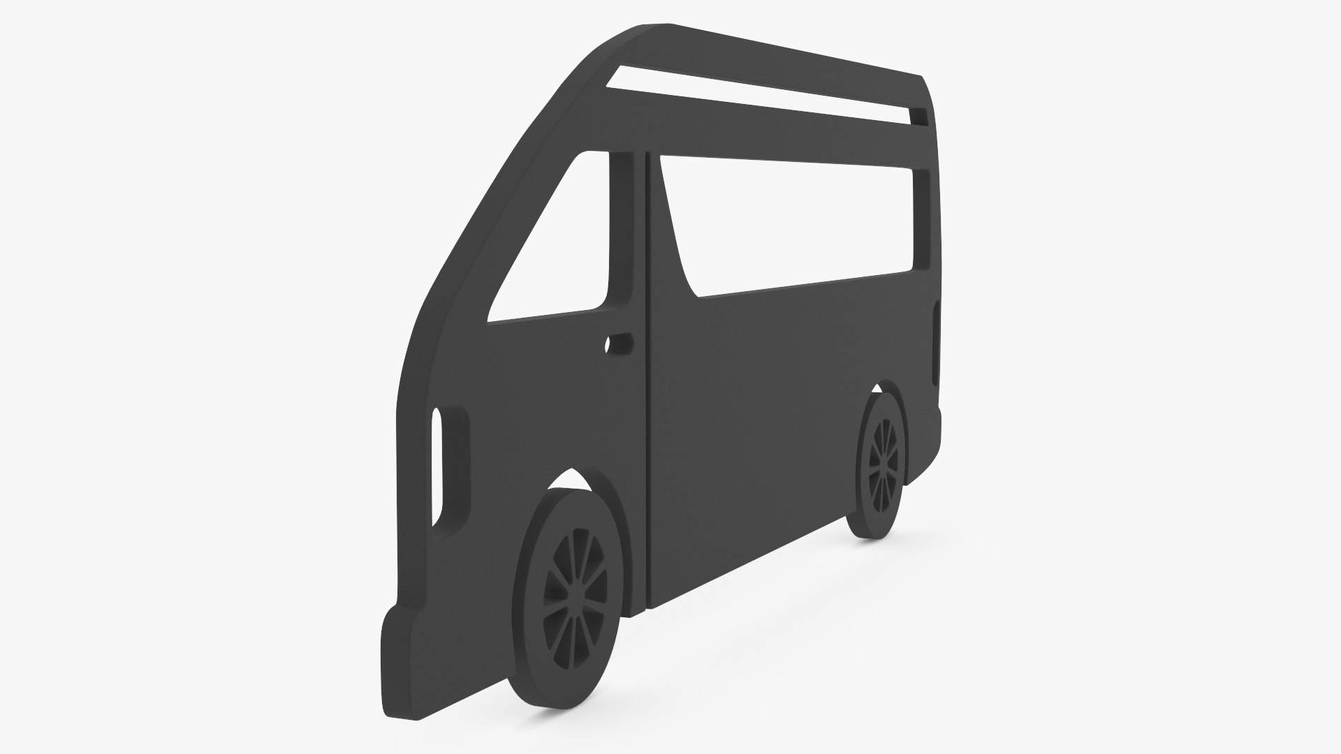 Van Silhouette 3D Model - TurboSquid 2223952