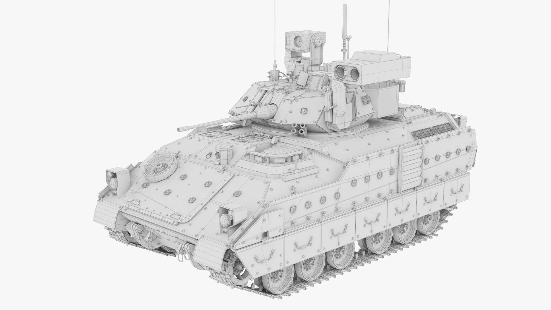 3D M2A3 Bradley IFV - TurboSquid 1960170