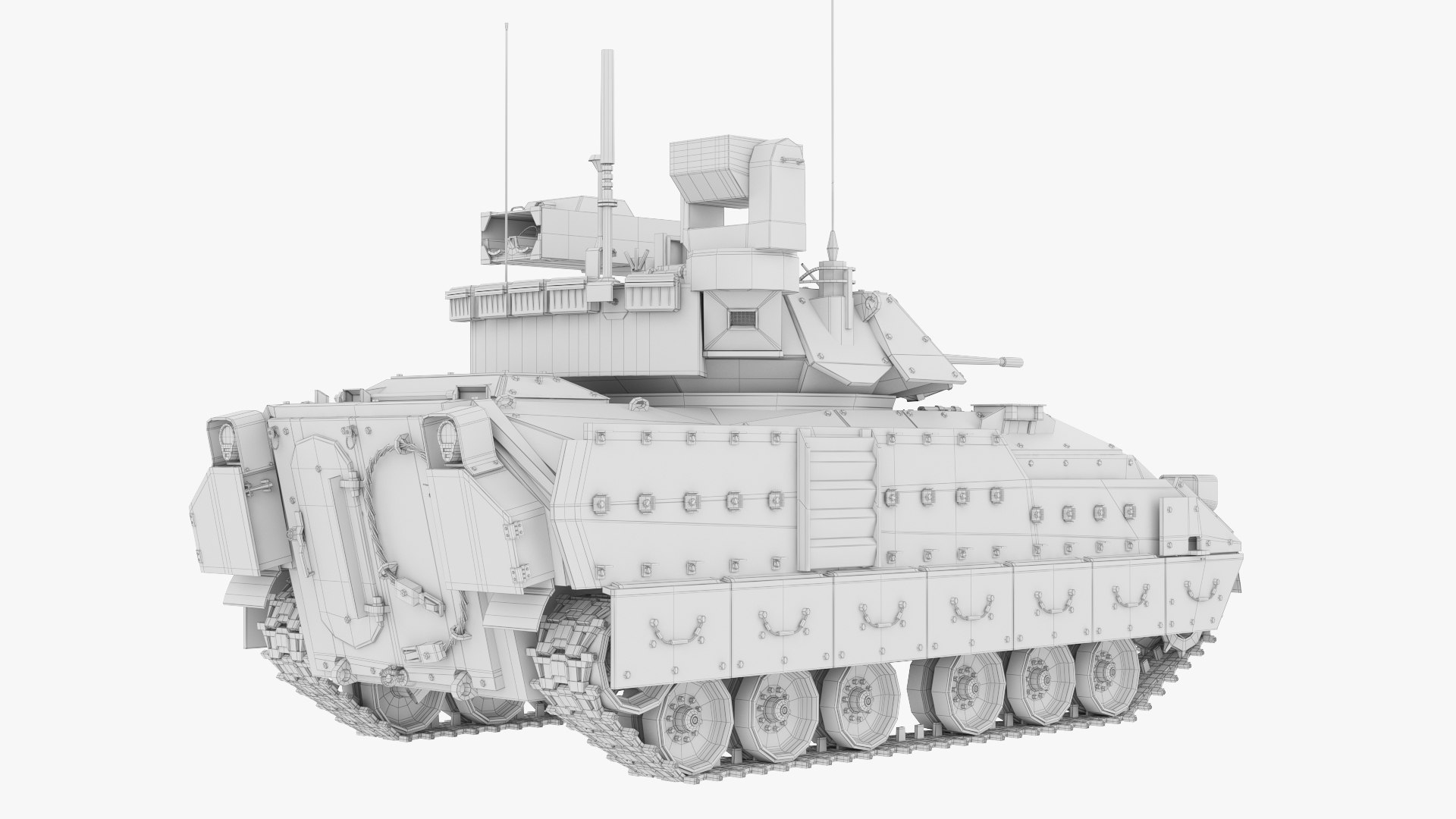 3D M2A3 Bradley IFV - TurboSquid 1960170